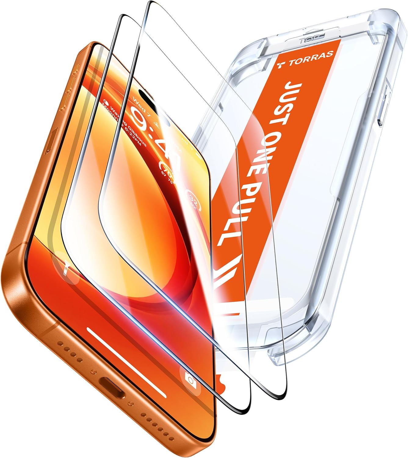 Unbreakable for iPhone 17 Pro Screen Protector, 9H+ Military-Grade,12 ...