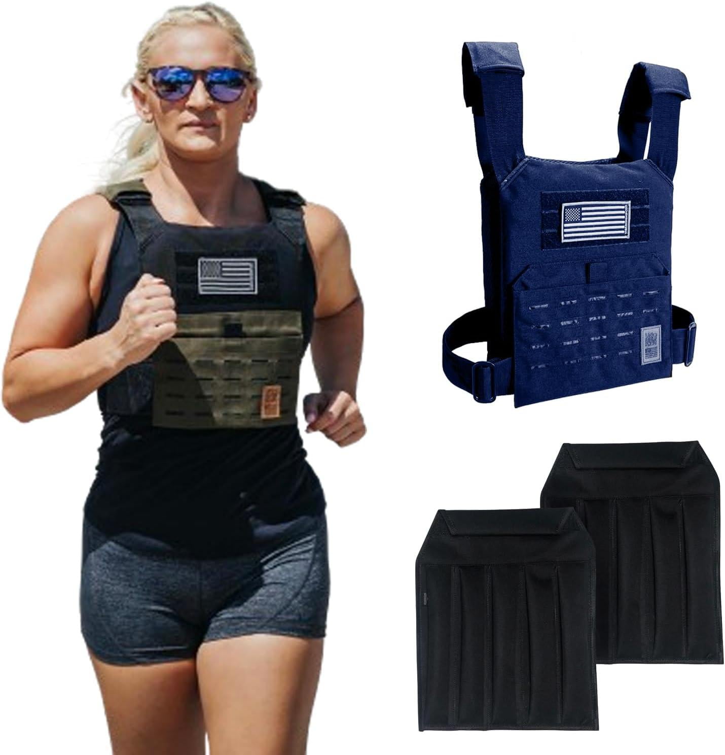 Unbrokenshop SPEED VEST Weighted Vest Woman, Heavy-duty fabrics ...