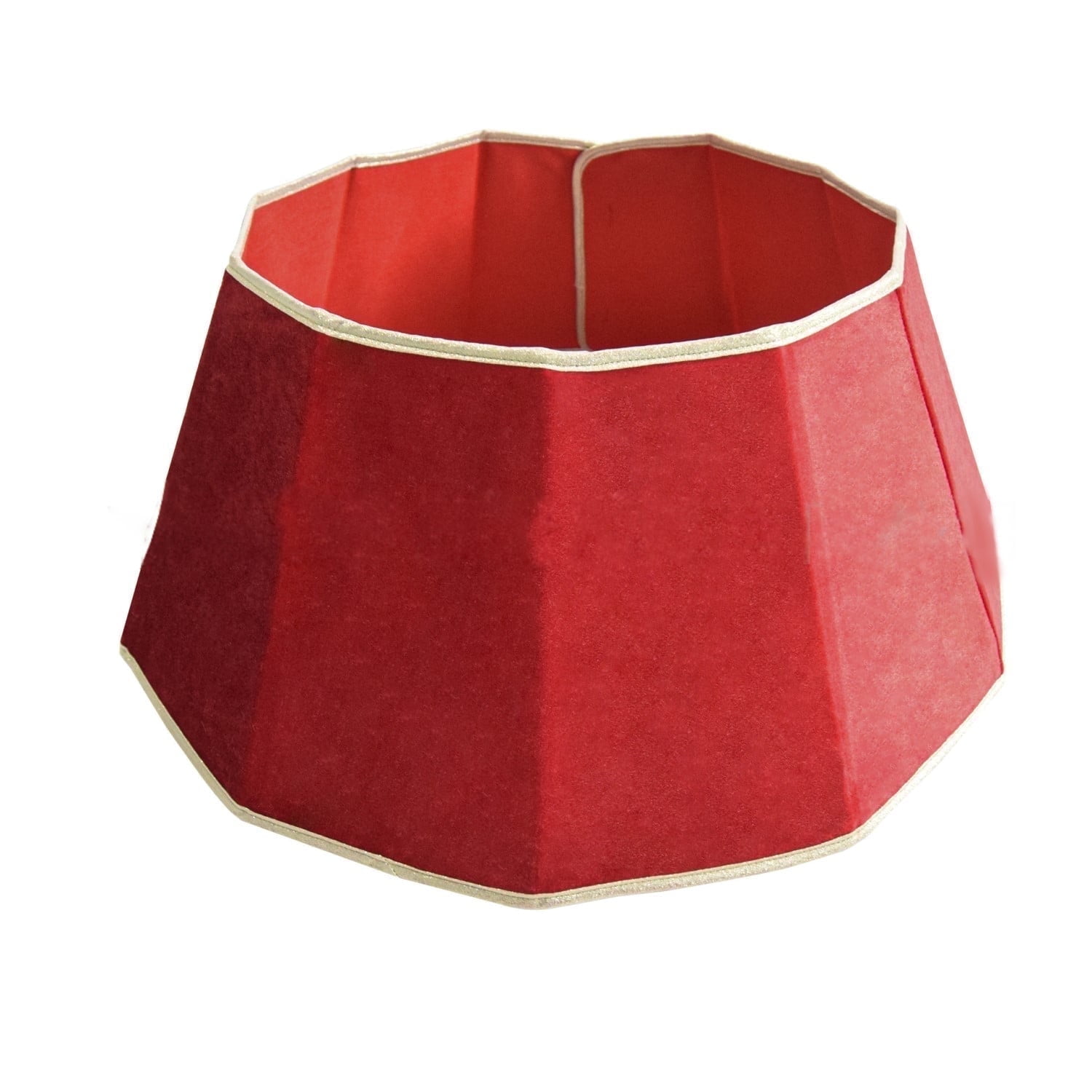 Uncahome Christmas Tree Collar, 26'' Red Xmas Tree Ring for Artificial ...