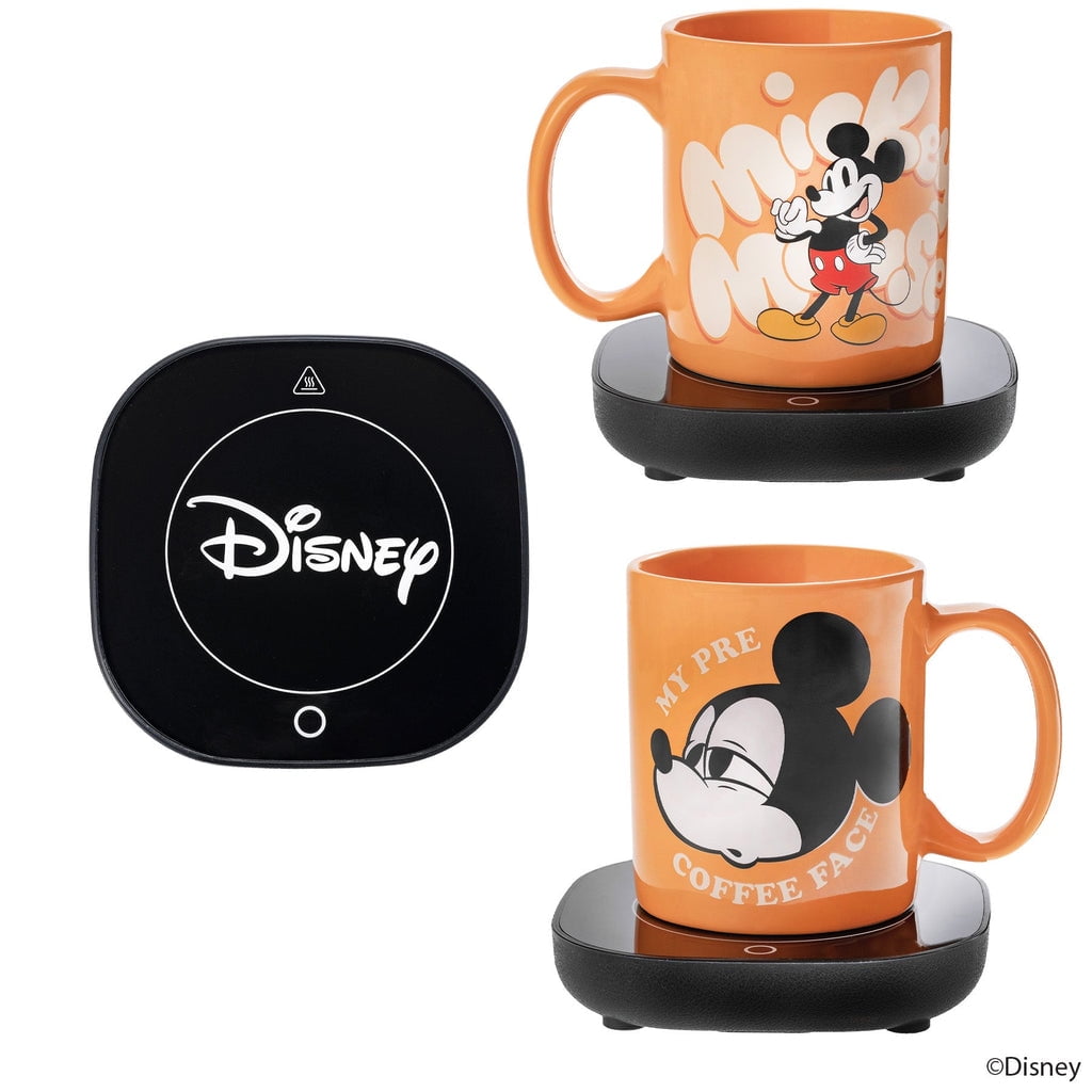 Uncanny Brands Disney Mickey Mouse 12oz Mug Warmer Set - Walmart.com