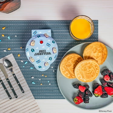 "Disney Mickey Mouse 4"" Mini Waffle Maker for Breakfast Sandwich ...