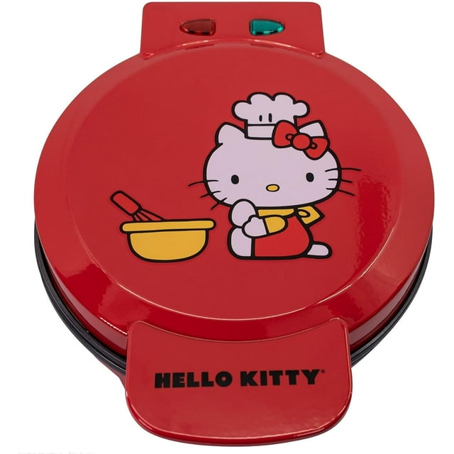 Uncanny Brands Hello Kitty Red Waffle Maker - Make Hello Kitty Waffles ...