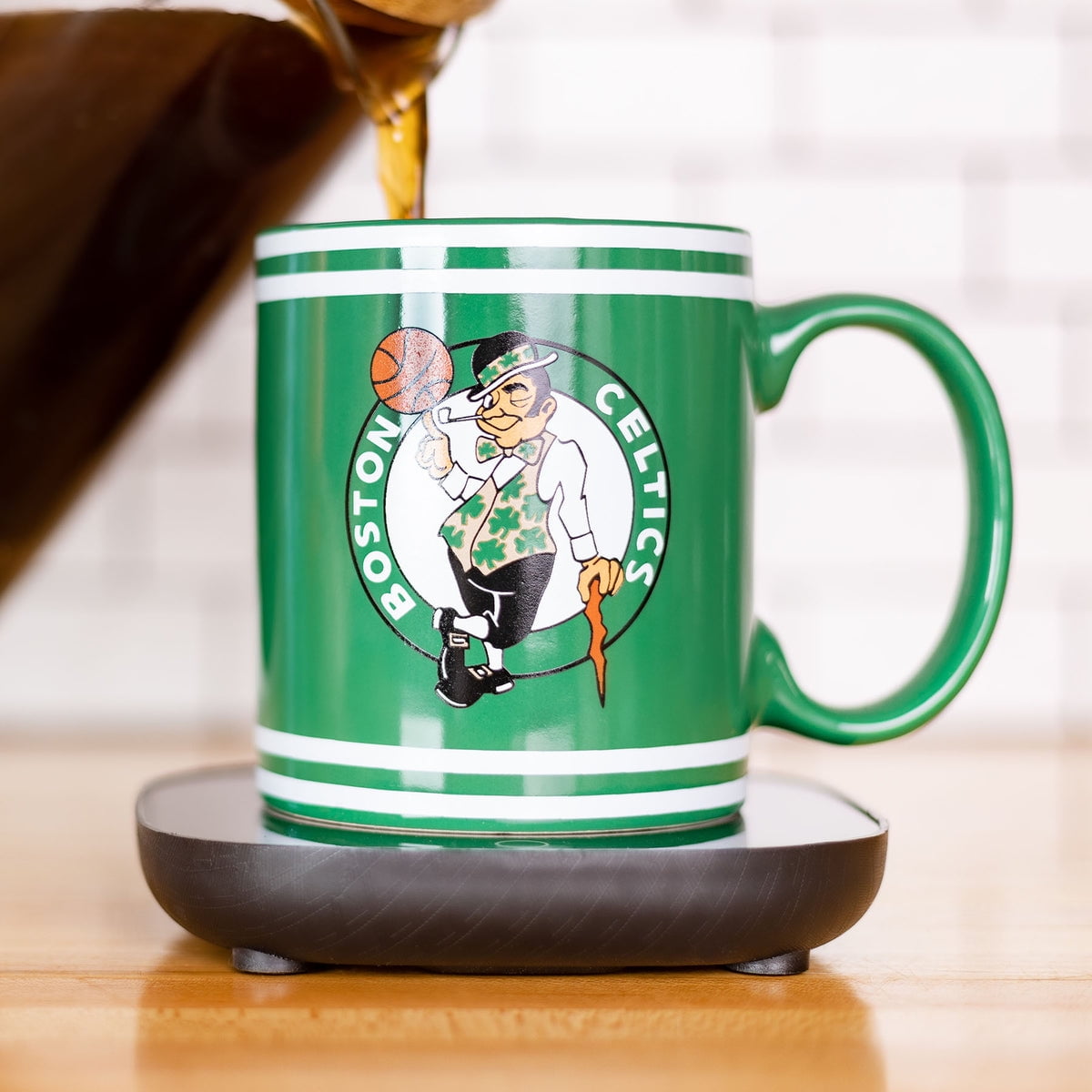 Uncanny Brands NBA Boston Celtics 12oz Mug Warmer Set, Auto On & Off ...