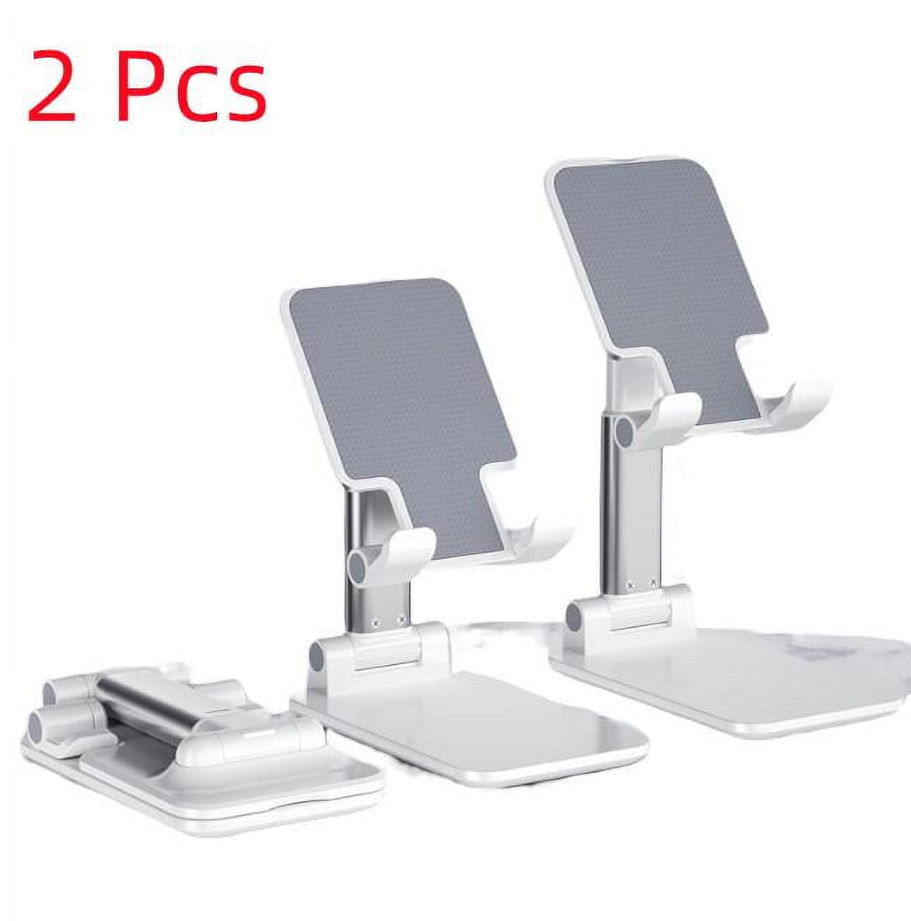 Uncia Active Foldable Adjustable Stand with Anti-Slip Cushion, White, 2 ...