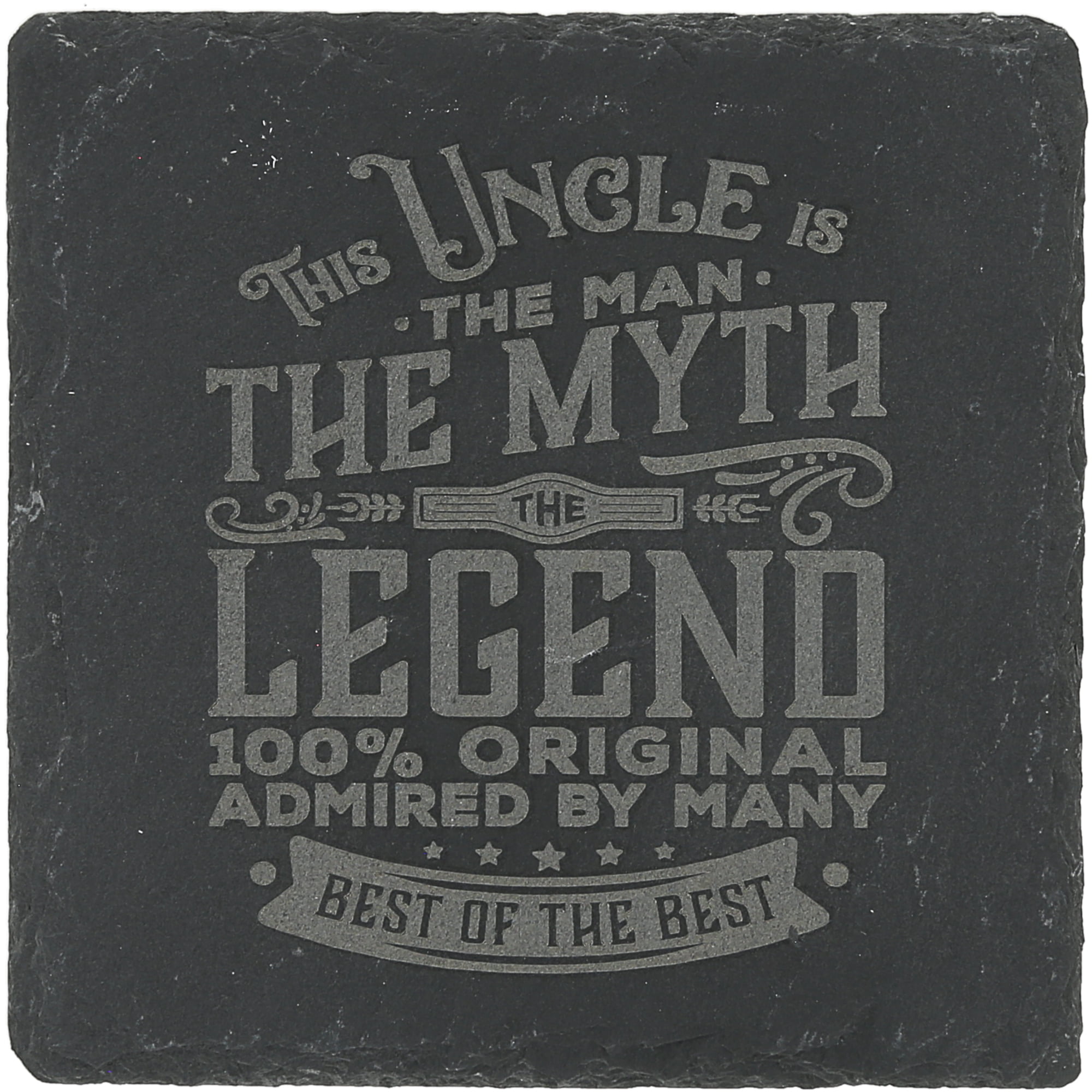Pavilion Gift Company - Uncle - 4" Slate Coaster - Walmart Business ...