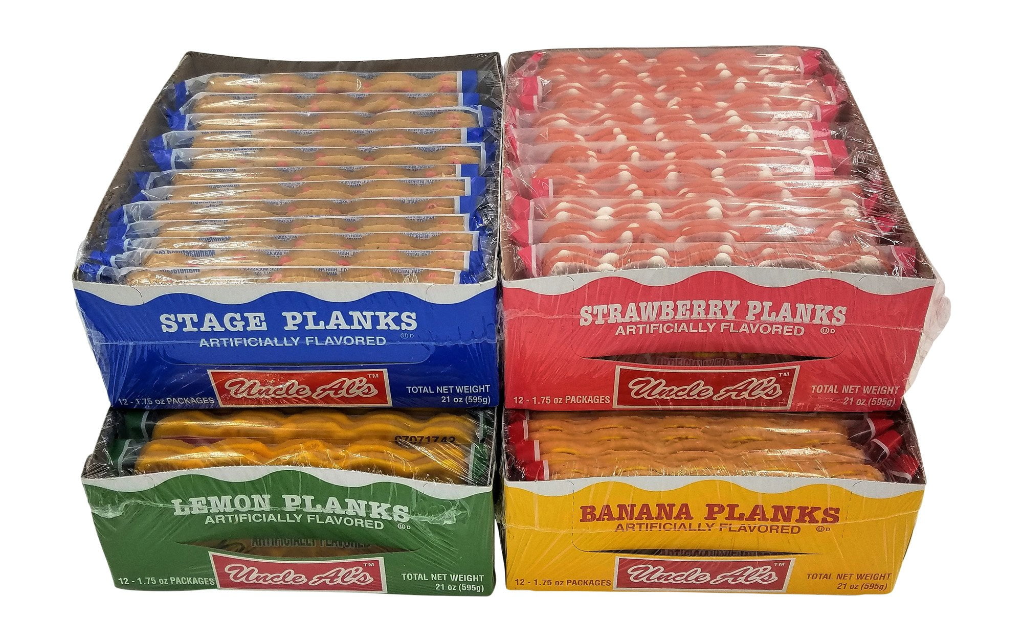 Uncle Als Stage Planks Bulk Variety Pack (Original, Banana, Lemon, and ...