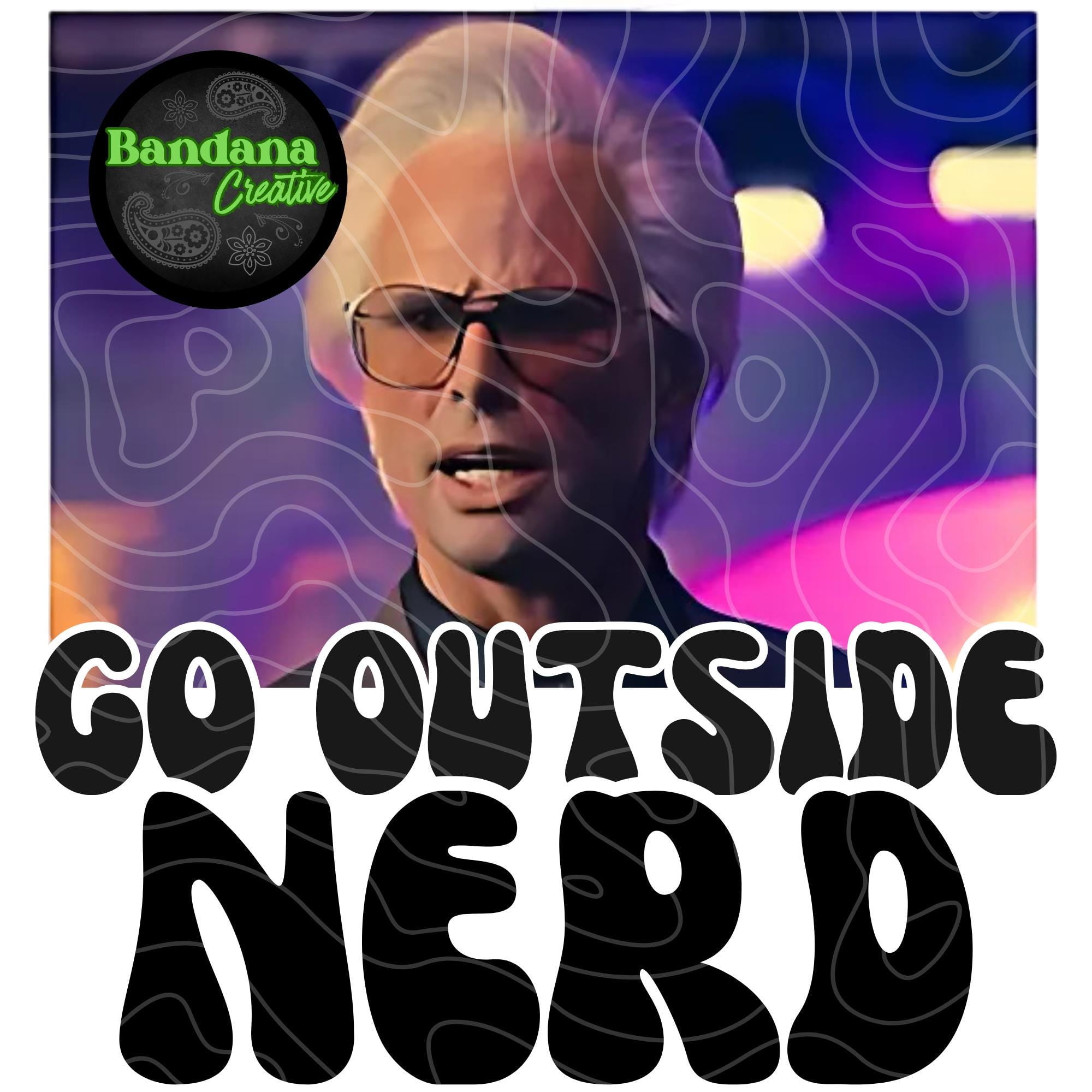 Uncle Baby Billy - go outside nerd - righteous gemstones - T-Shirt ...