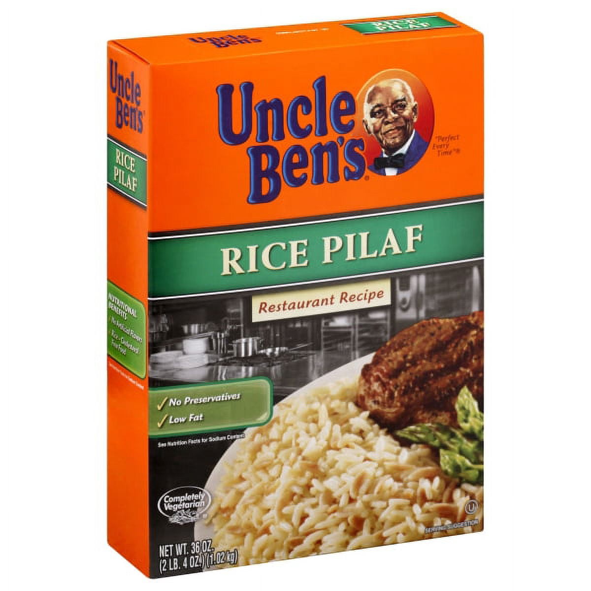 Uncle Ben S Original Rice Pilaf, 36 Ounce Box - 6 Per Case - Walmart.com