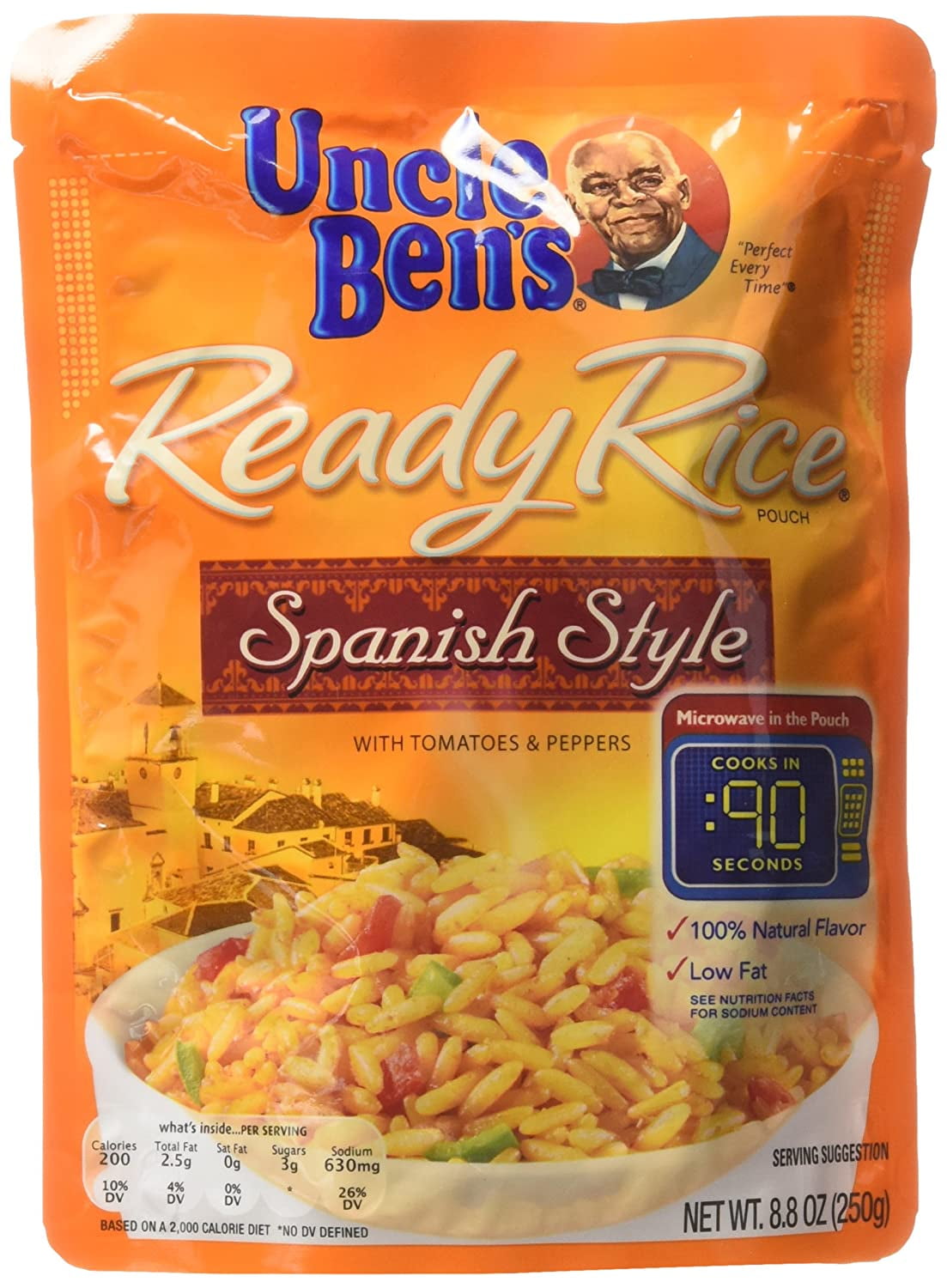 Uncle Bens Quick Cooking Spanish Style Ready Rice, 8.8-Ounce Packages ...