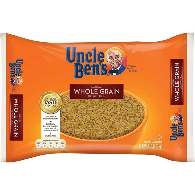 Uncle Bens Whole Grain Brown Rice - 3 Bags (2 lbs ea) - Walmart.com