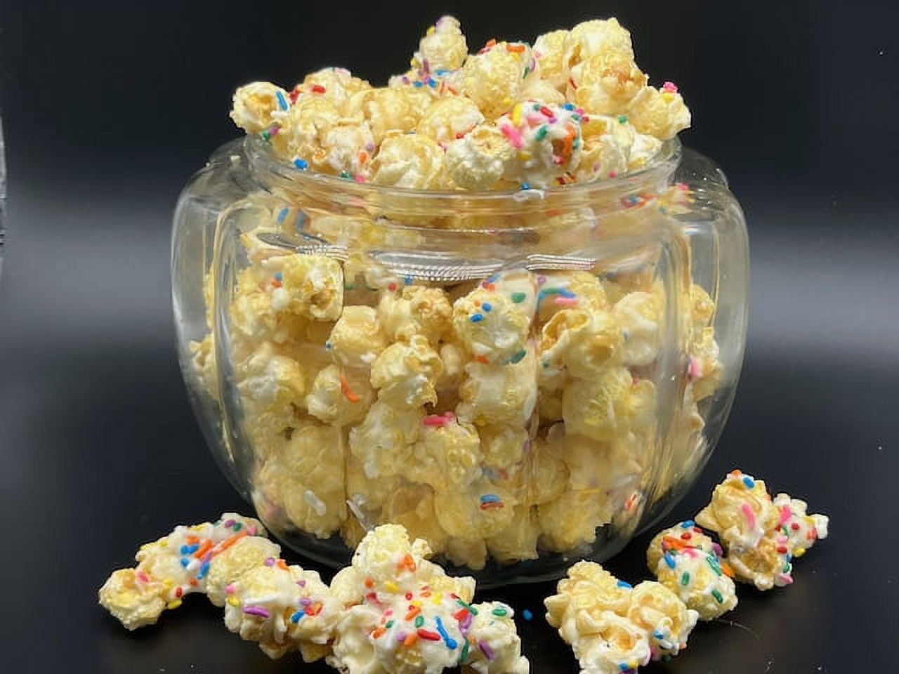 Uncle Bob's Popcorn Cake Pop, Birthday Sprinkles, Sweet Salty Crunchy ...