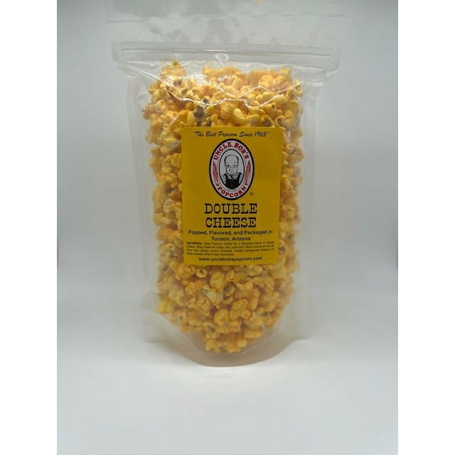 Uncle Bob's Popcorn - Medium Double Cheese Sensation, Non GMO Cheddar ...