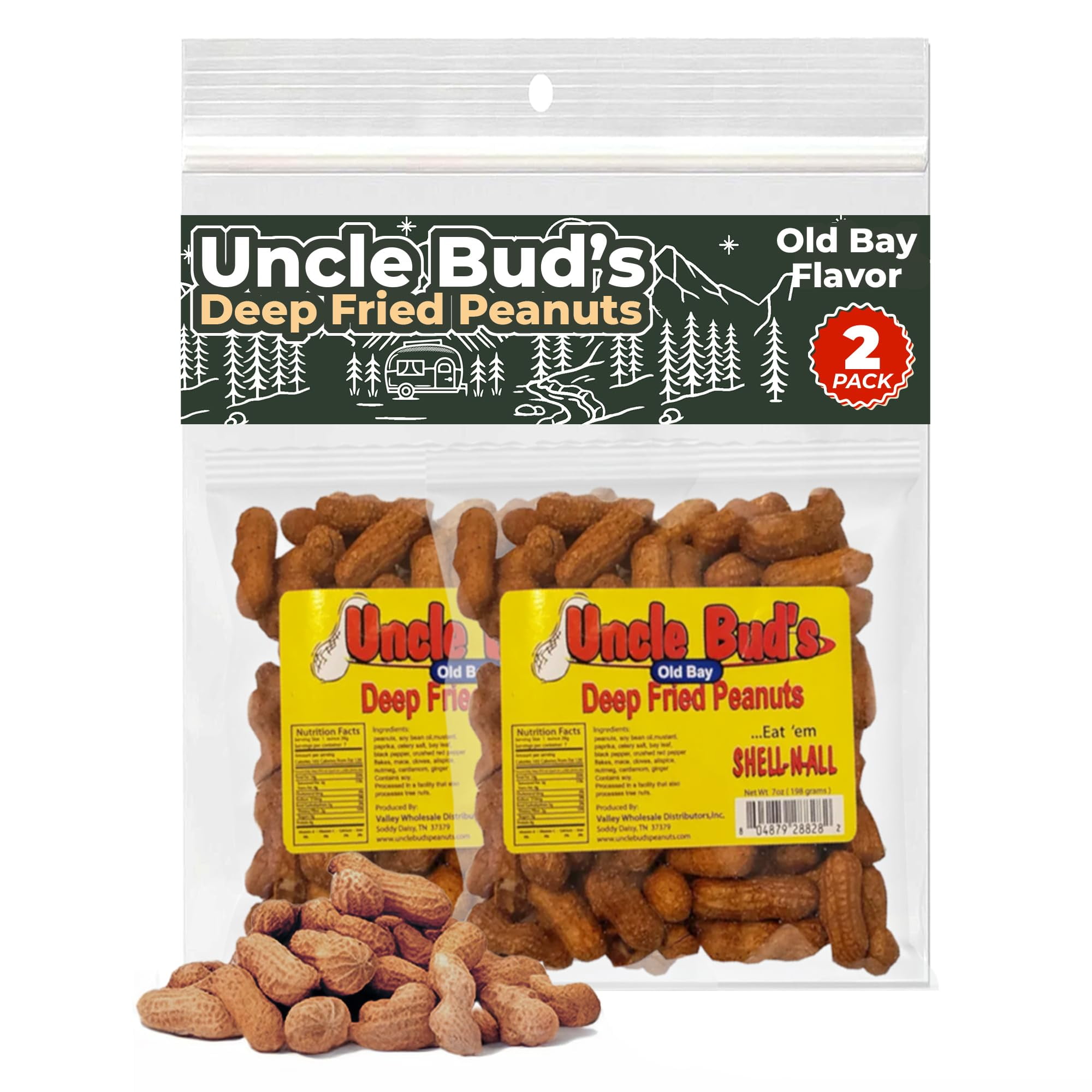 Uncle Bud's Deep Fried MZF22 Peanuts In Shell Old Bay Seasoning Peanuts ...