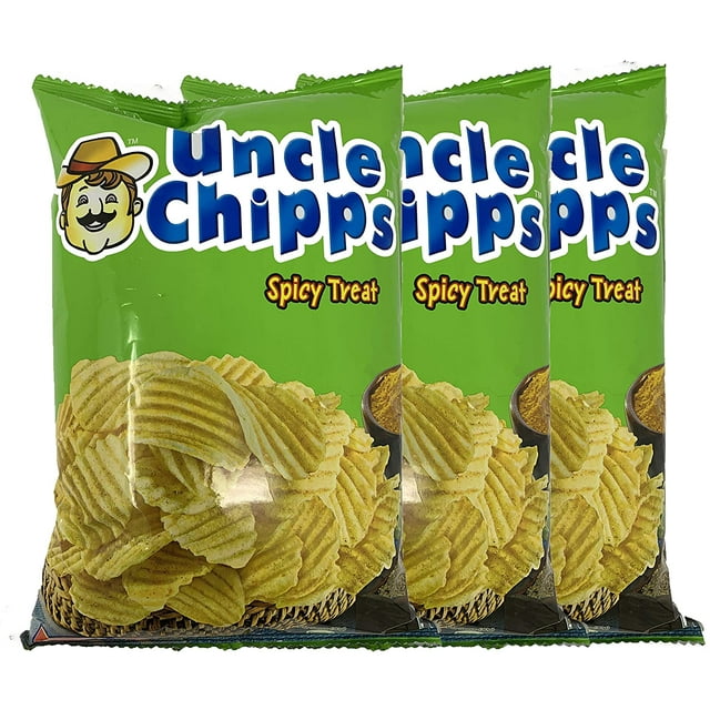 Uncle Chipps Indian Uncle Chips Spicy Treat Flavor, 55g (3-Pack ...