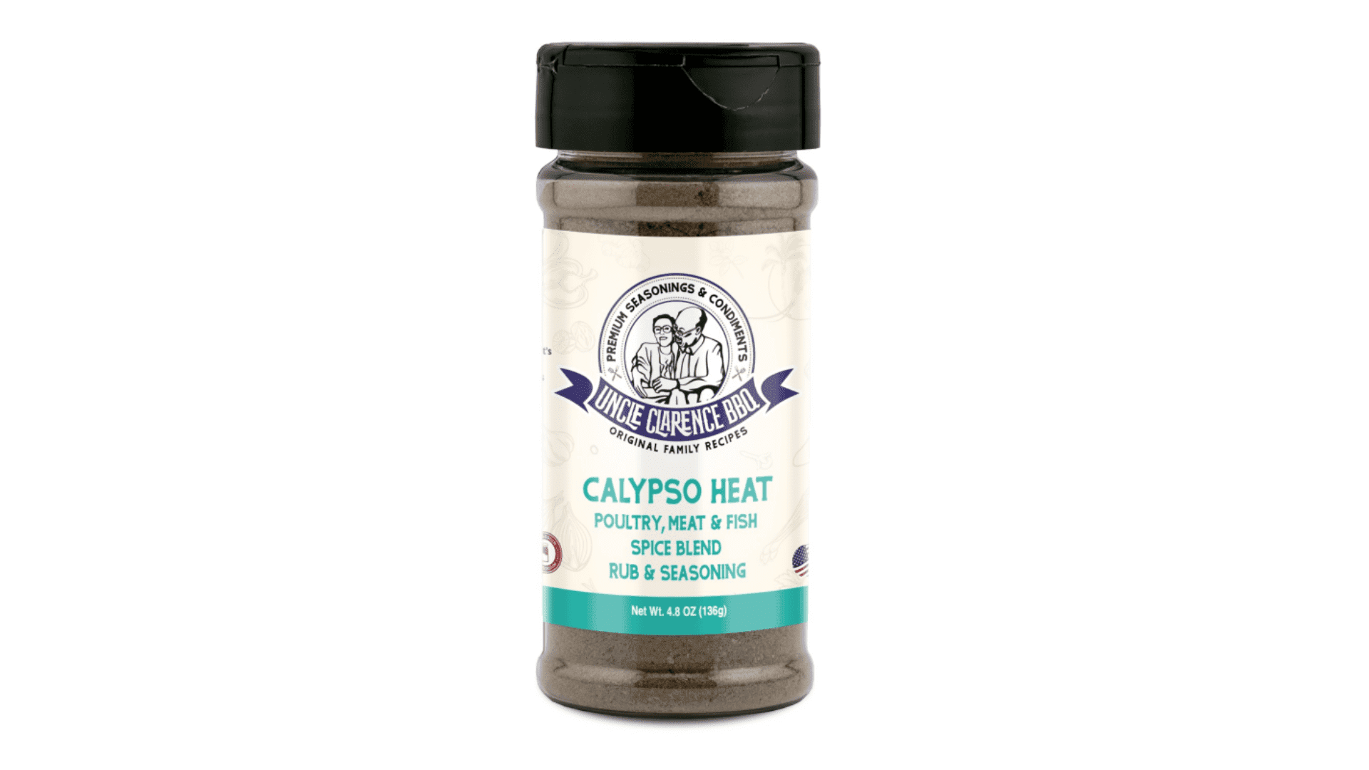 Uncle Clarence BBQ Calypso Heat Jerk Inspired Dry Rub Seasoning, Vegan ...
