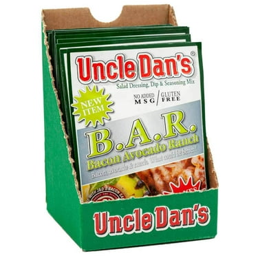 Uncle Dan's Mediterranean Garlic Salad Dressings & mix, 3oz Shaker ...