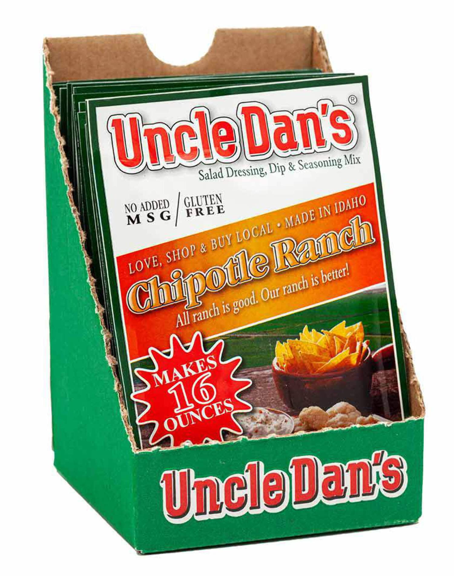 Uncle Dan's Chipotle Ranch Salad Dressing & Mix, 12 Count (Pack of 1 ...
