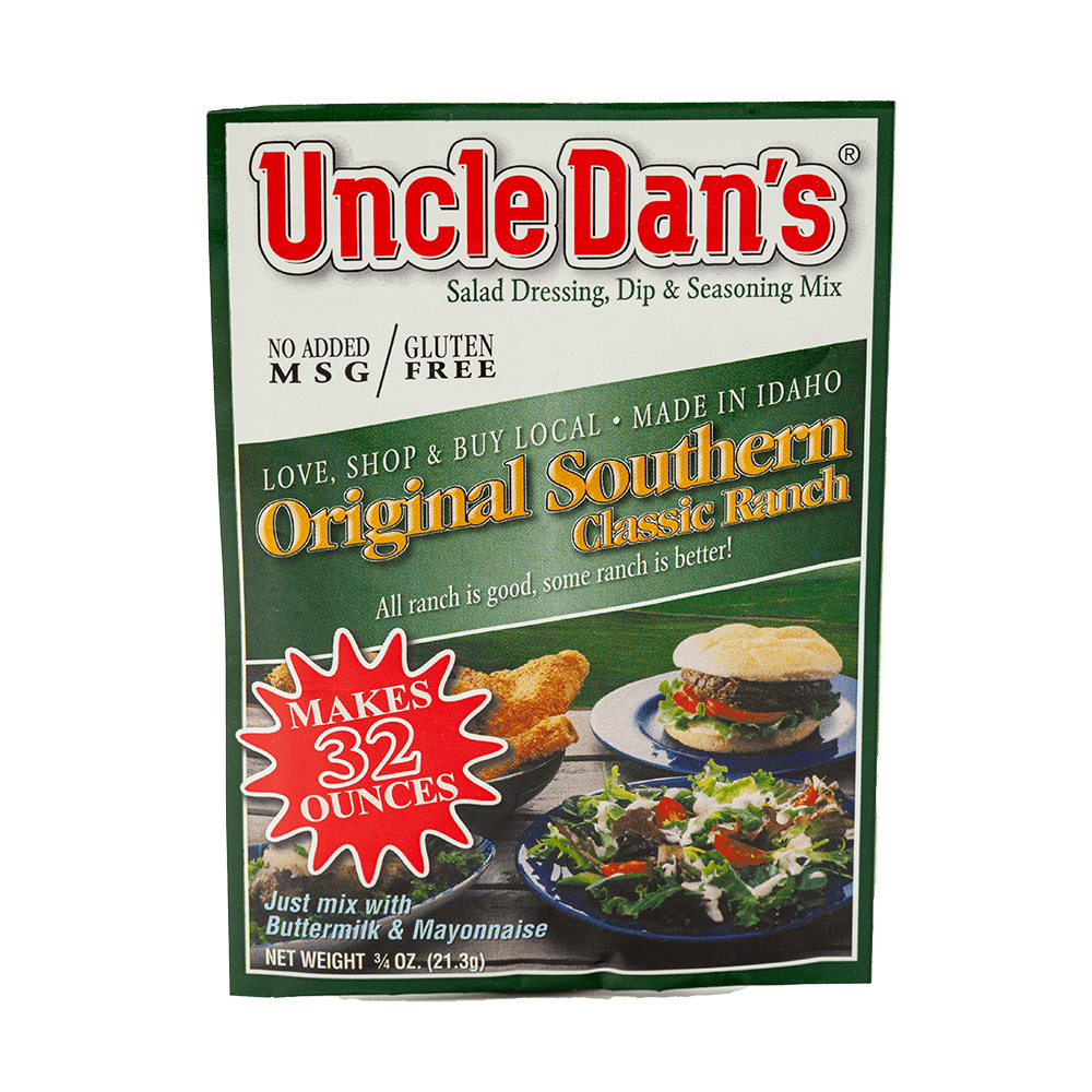 Uncle Dan's Gluten-Free Classic Ranch Seasoning & Salad Dressing Mix, 0 ...
