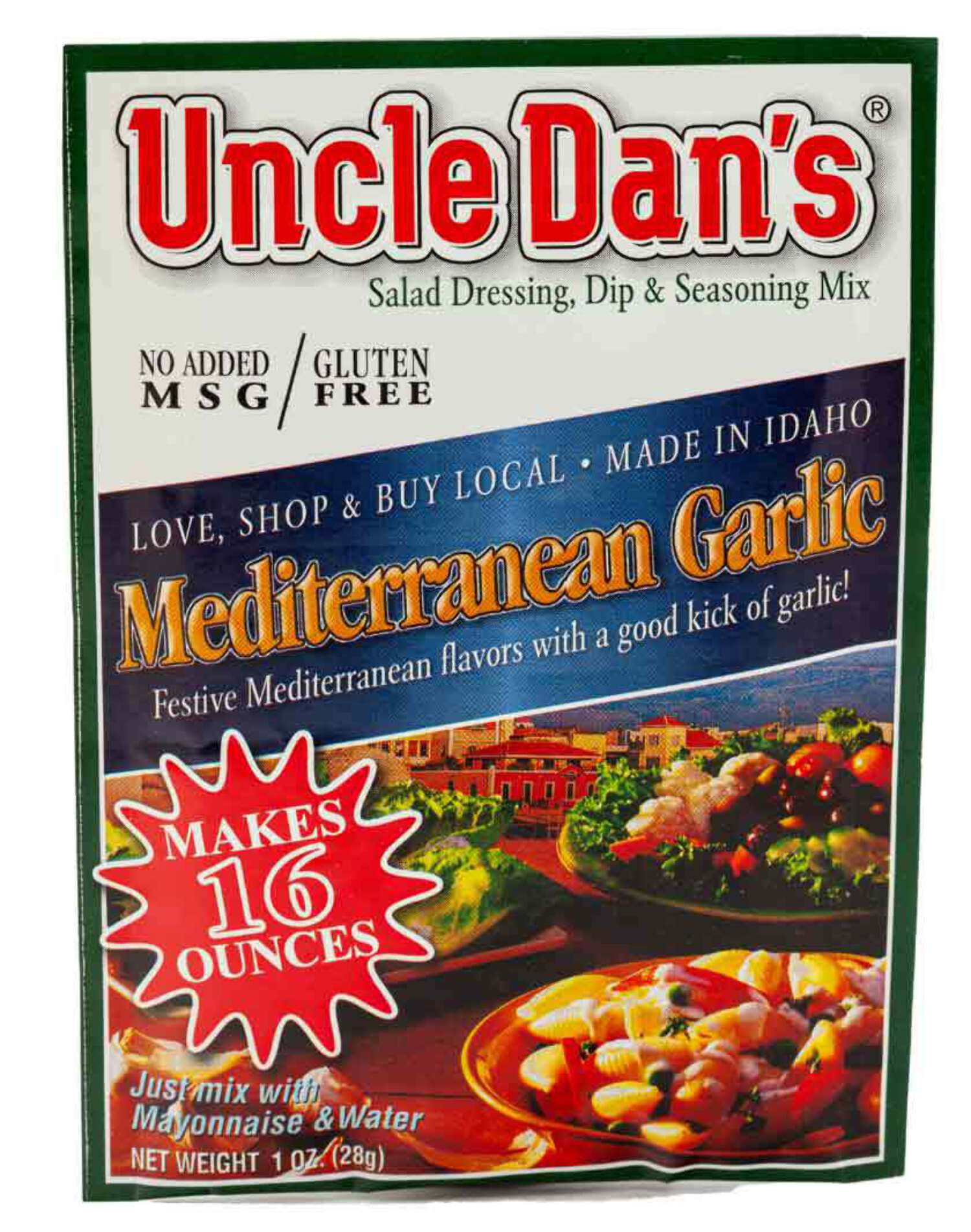 Uncle Dan's Mediterranean Garlic Seasoning & Mix Single Packet ...