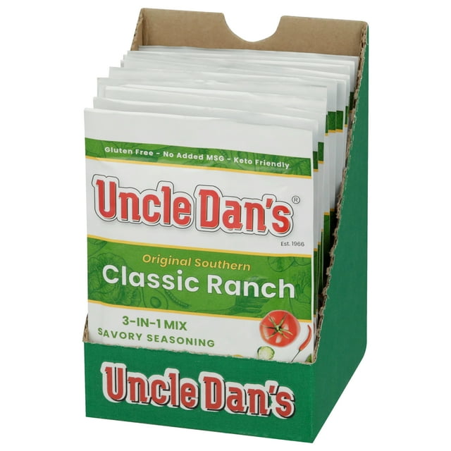 Uncle Dan's Original Southern Classic Ranch Salad Dressings & mix, 12 ...
