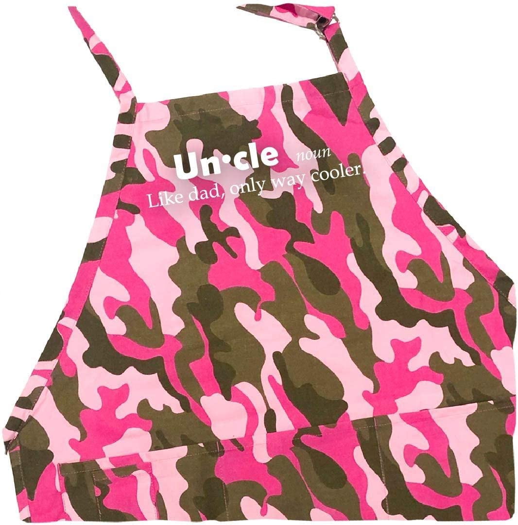 Uncle Definition Apron - Way Cooler Than Dad - 1 Size Fits Grill Apron ...