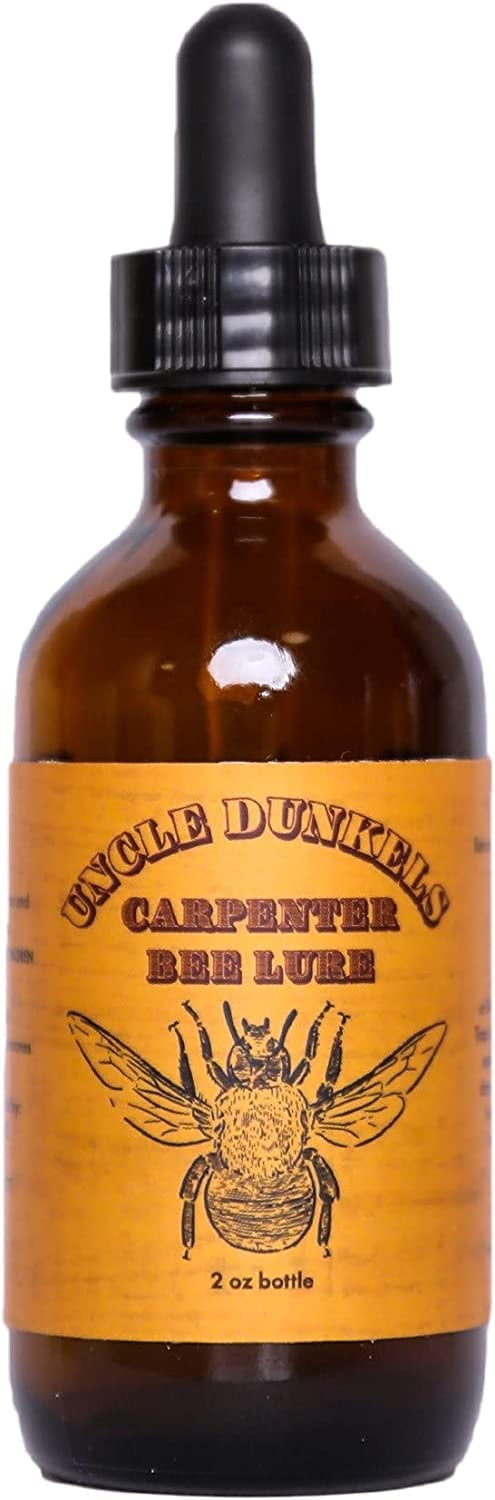 Uncle Dunkels All-Natural Carpenter Bee Trap Lure; 2 Fluid Ounces ...