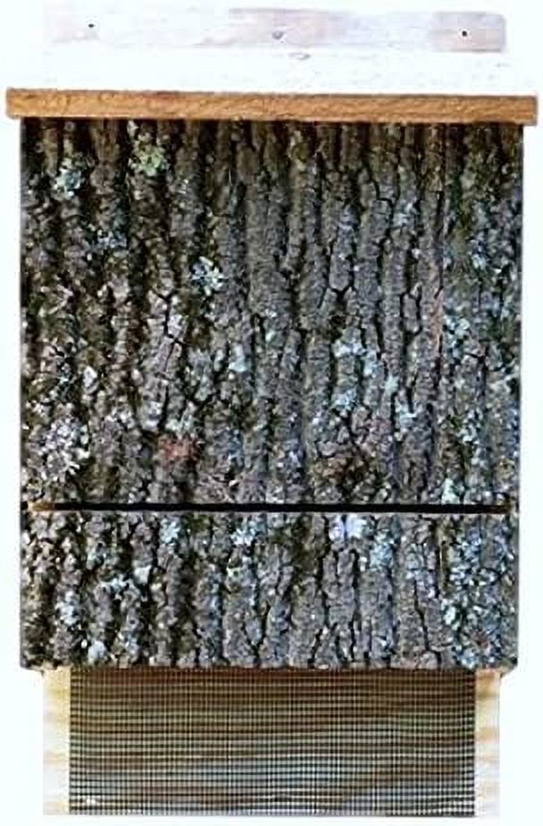 Uncle Dunkels Handcrafted Outdoor Wooden Bat House; OBC Approved Single ...