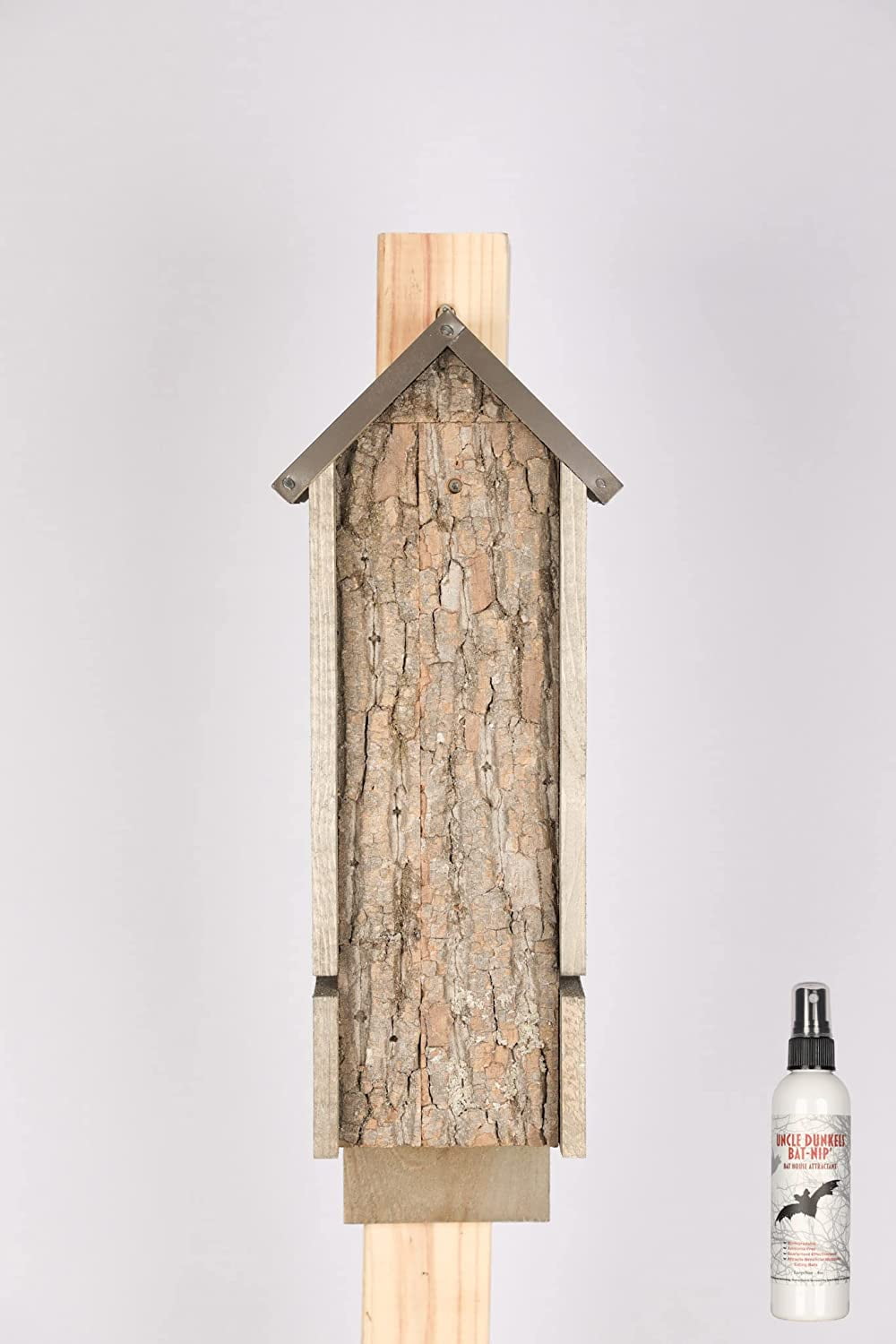 Uncle Dunkels Triple Chamber Bat House; Rustic Backyard Rocket Box ...