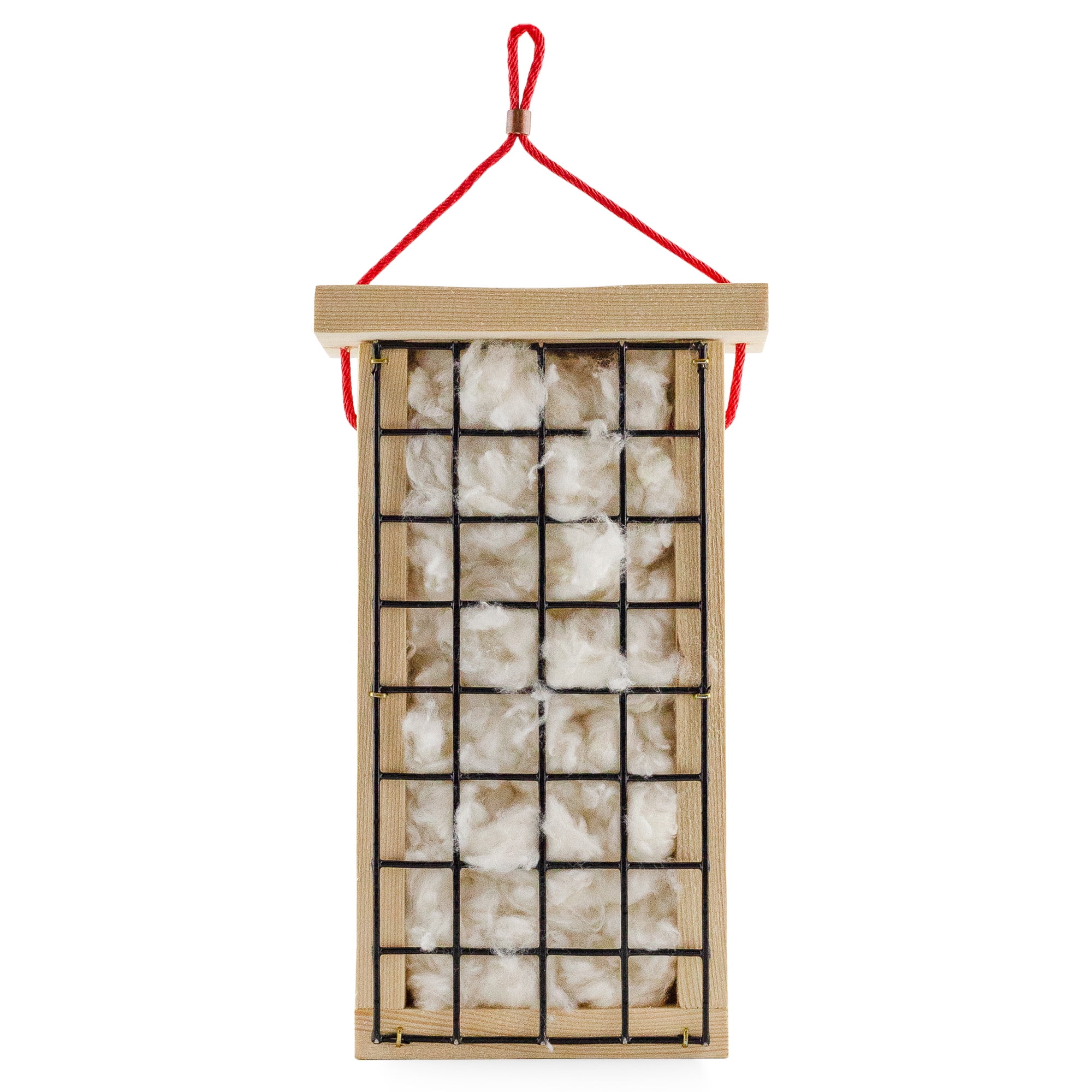 Uncle Dunkels Wooden Bird Nest Material Holder, Handcrafted Pine Wood ...