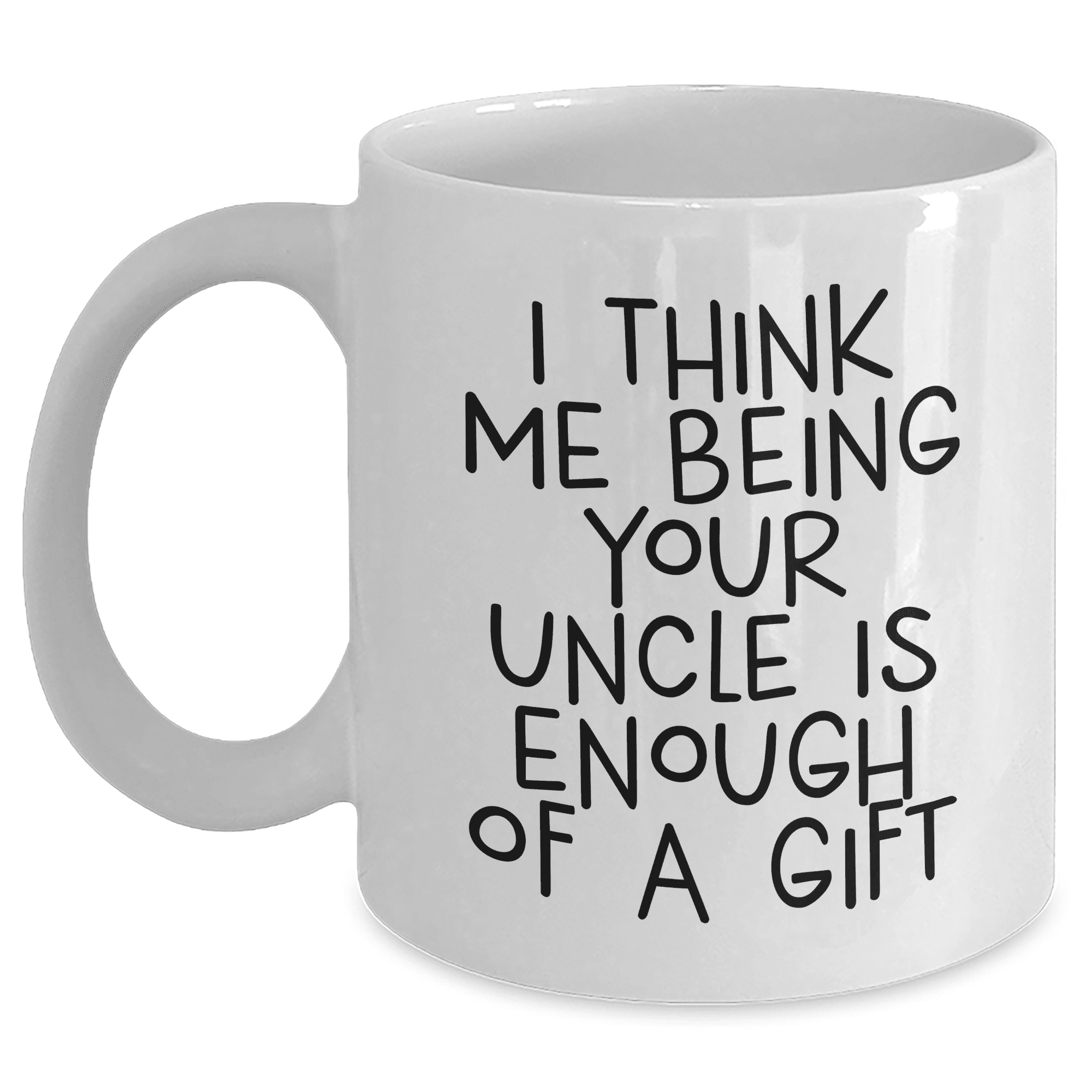 Uncle Gift Idea: Funny White Coffee Mug, Birthday Present from Family ...