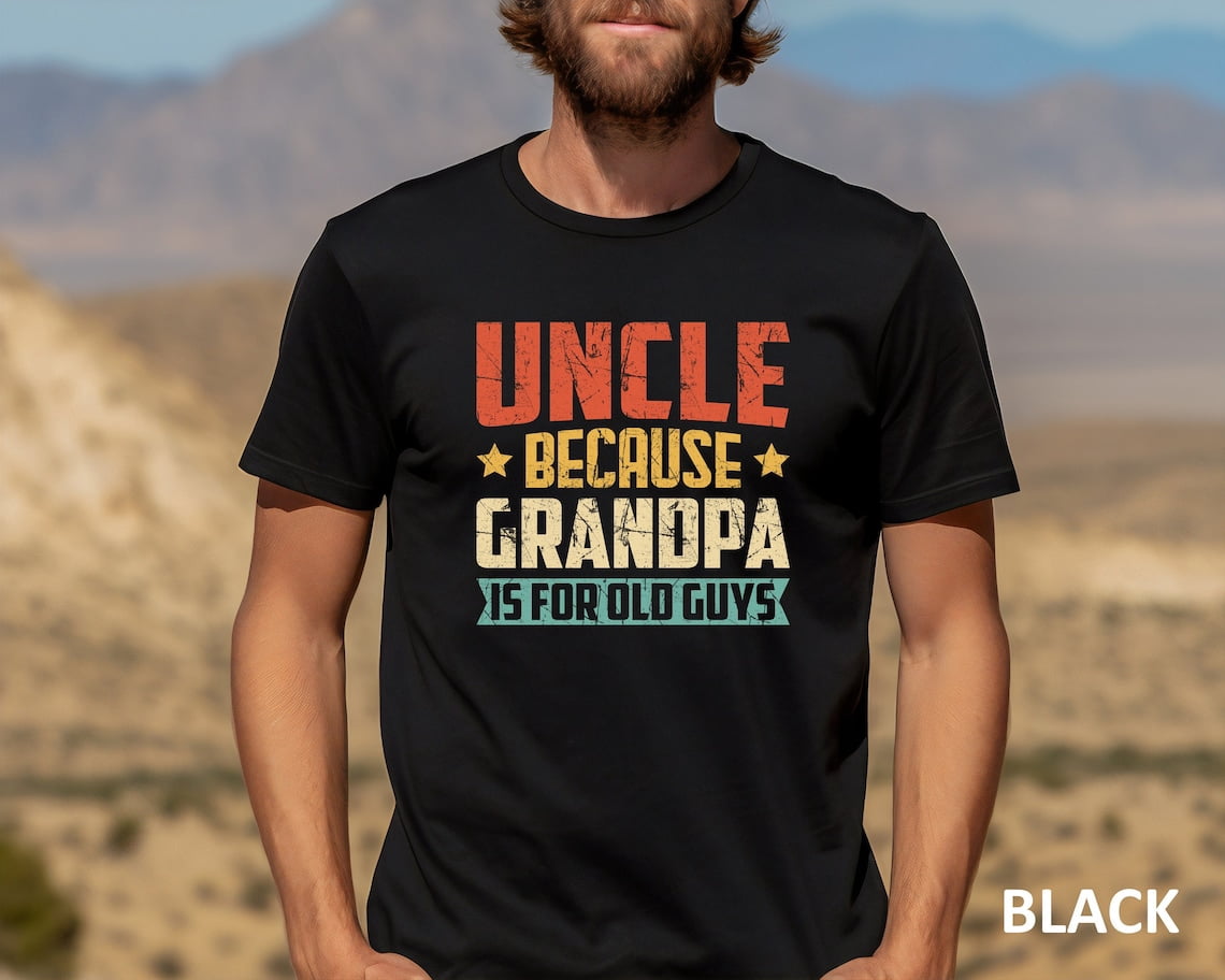 Uncle Grandpa Father's Day Shirt Double Family Role Multi Generation ...
