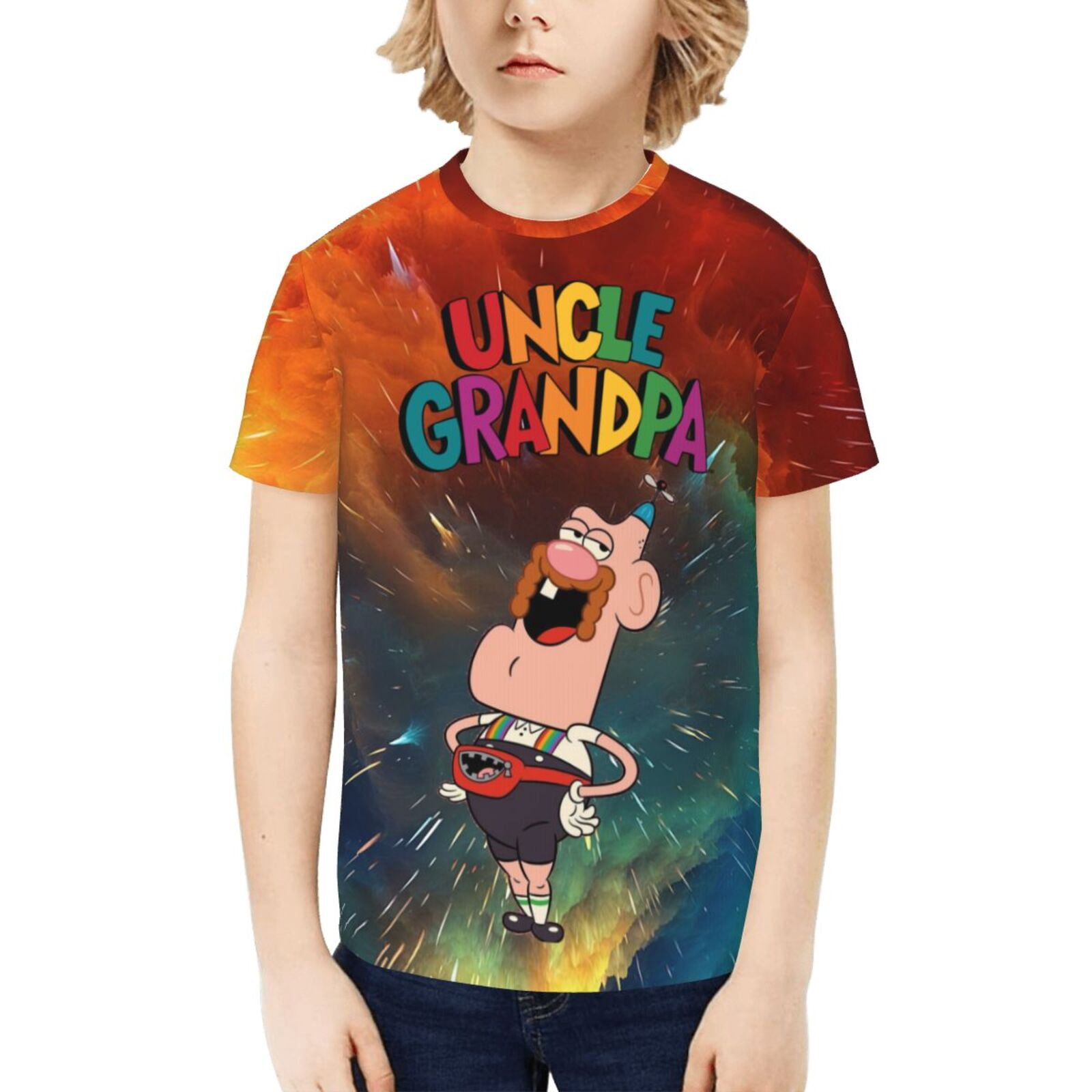 Uncle Grandpa Kids T-Shirt 3d Printed Graphic T-Shirts Boys And Girls ...