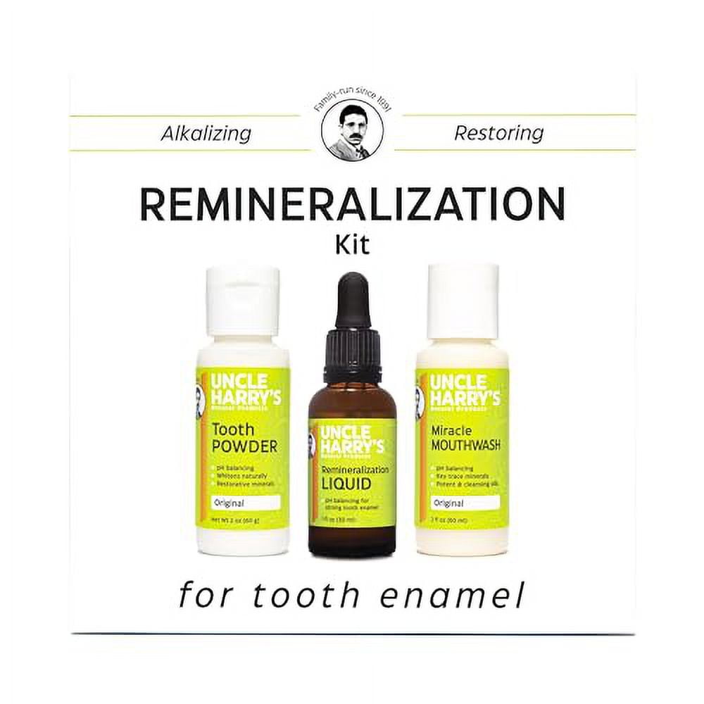 Uncle Harry's Natural Remineralization Kit for Tooth Enamel & Mineral ...