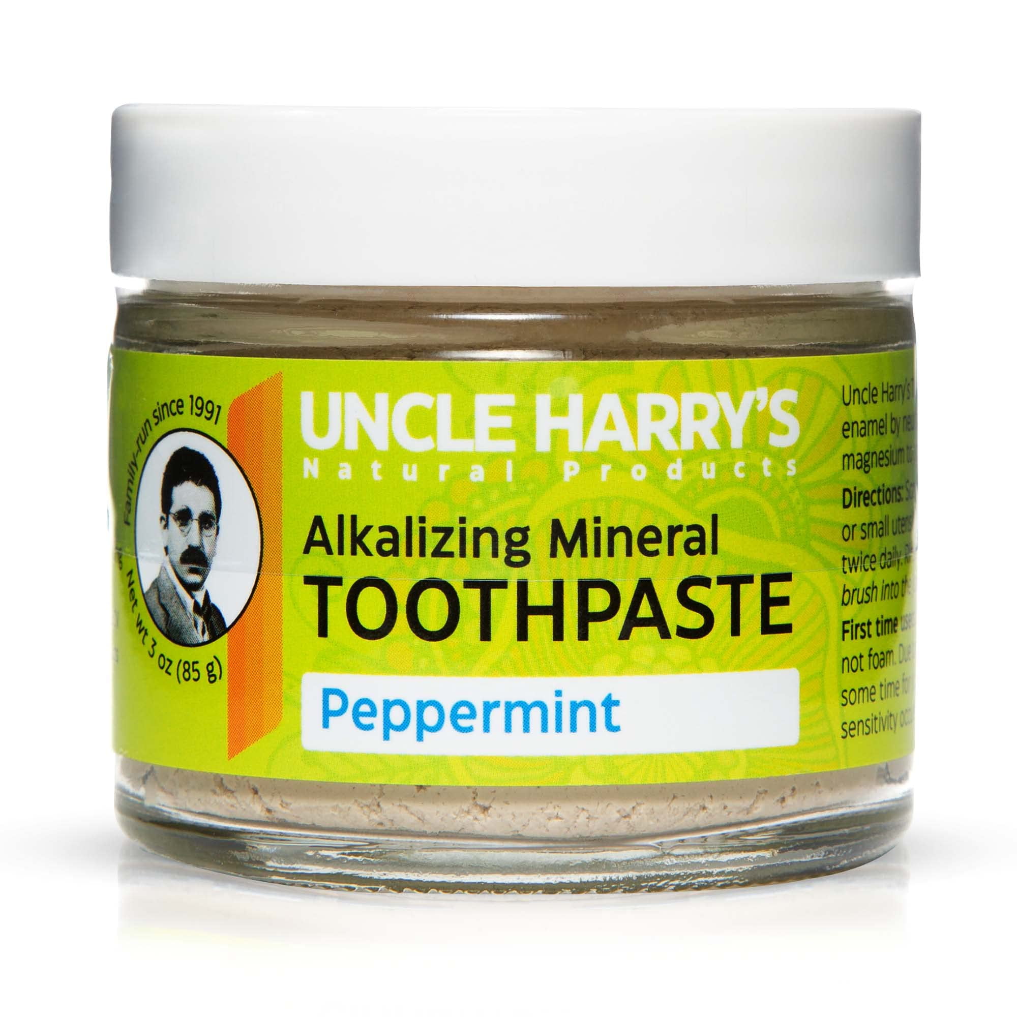 Uncle Harry's Peppermint Remineralizing Toothpaste | Natural Whitening ...