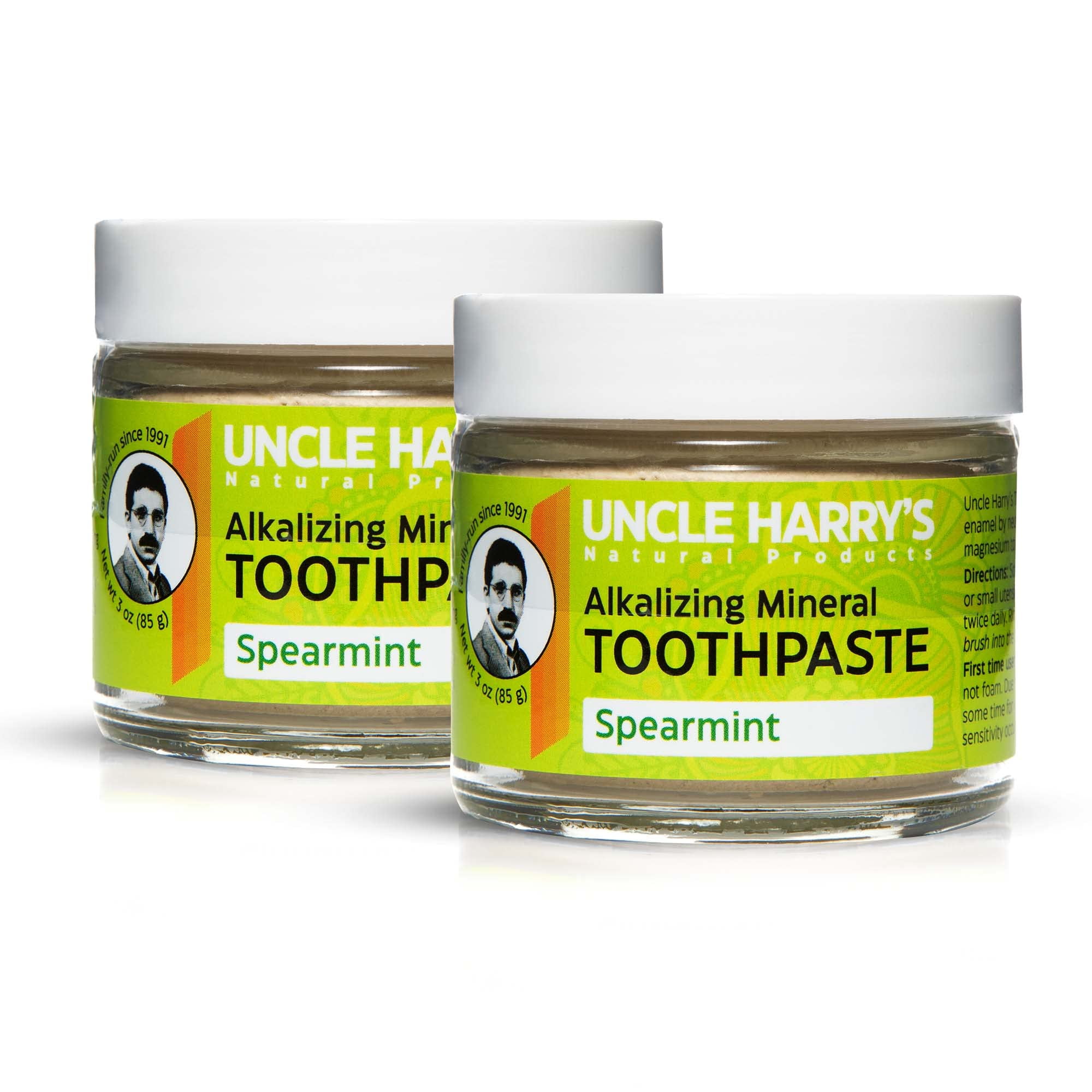 Uncle Harry's Spearmint Remineralizing Toothpaste | Natural Whitening ...