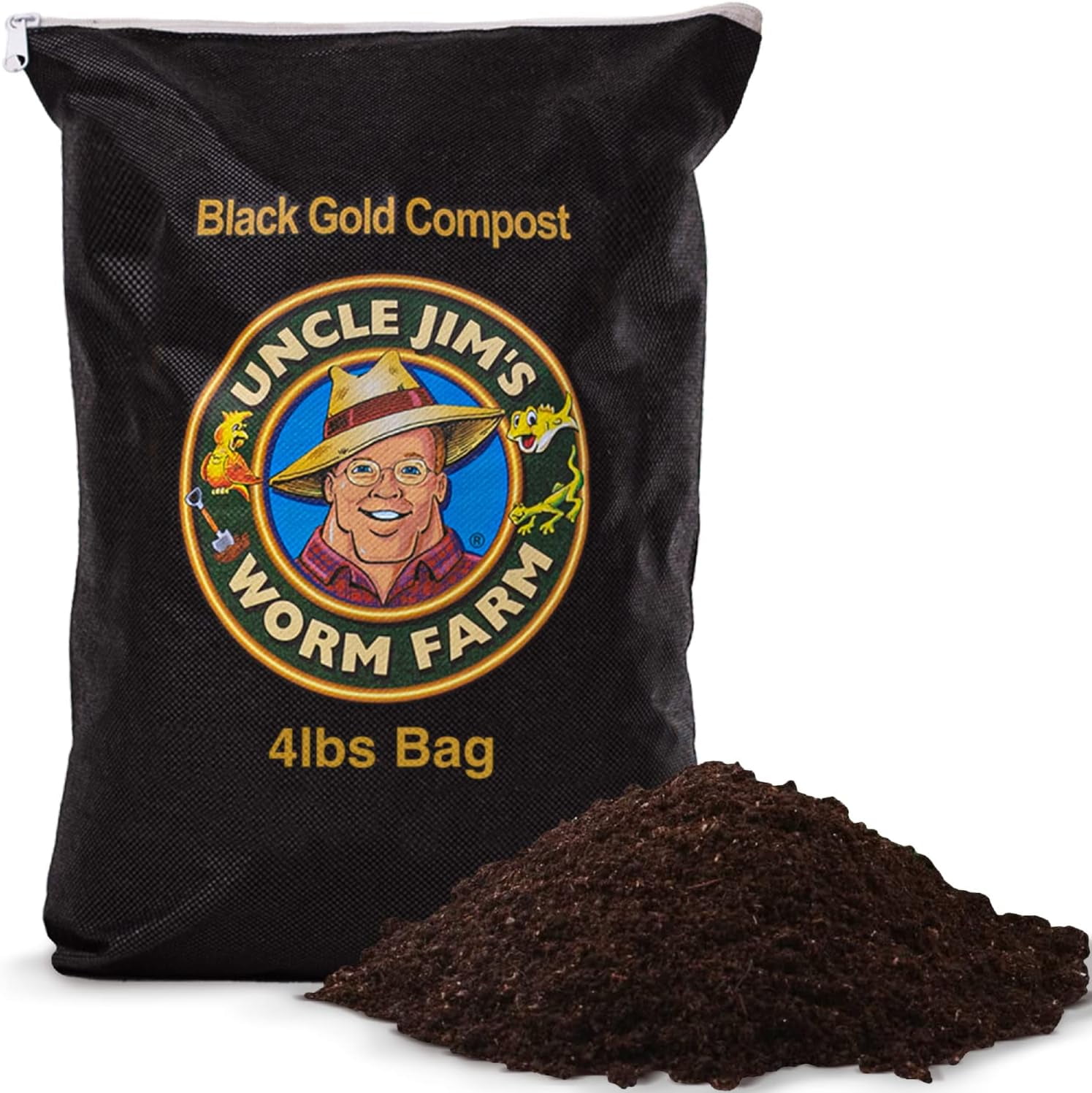 Uncle Jim's Worm Farm Black Gold Worm Castings Compost Fertilizer for ...