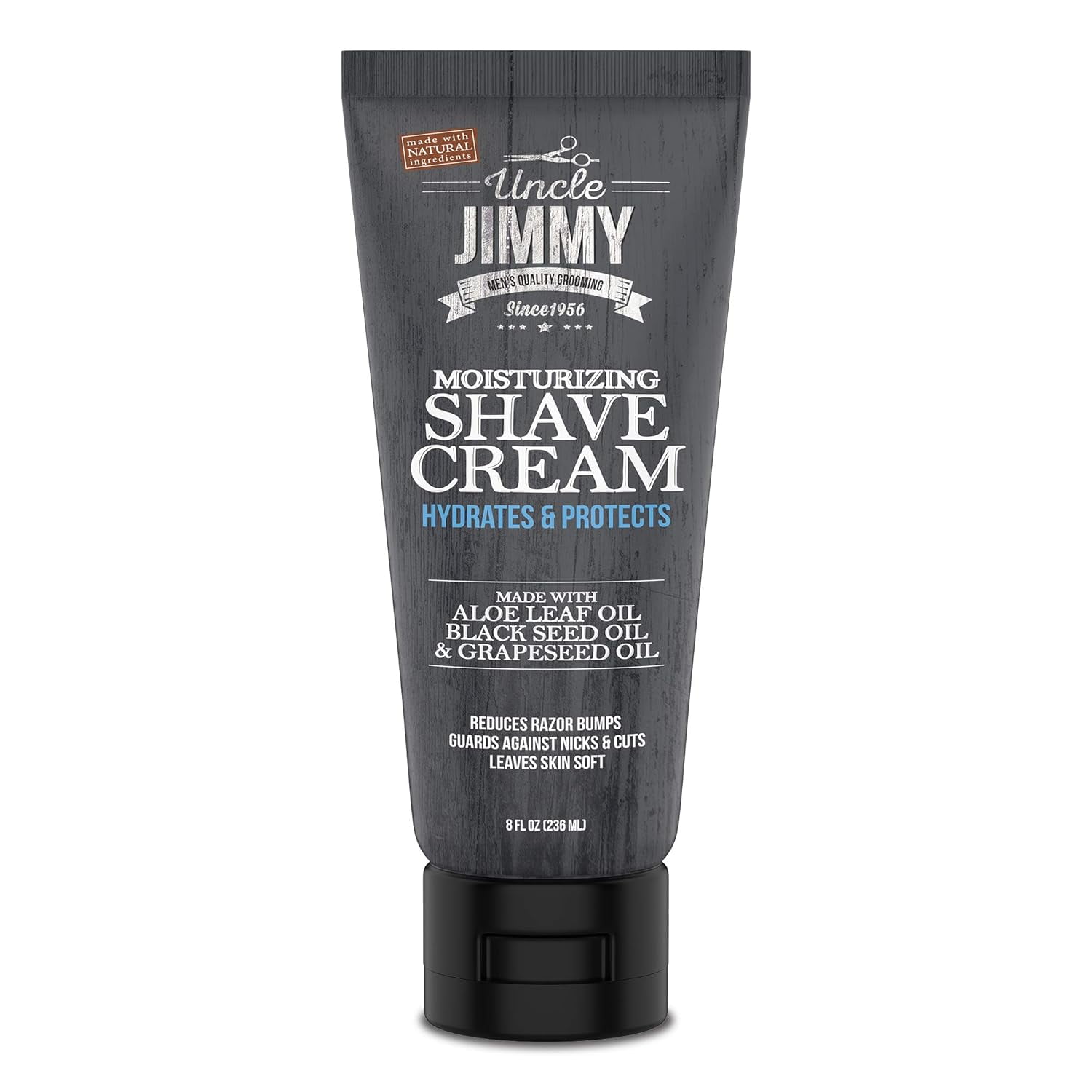 Uncle Jimmy Moisturizing Shave Cream | Hair Removal Cream That ...