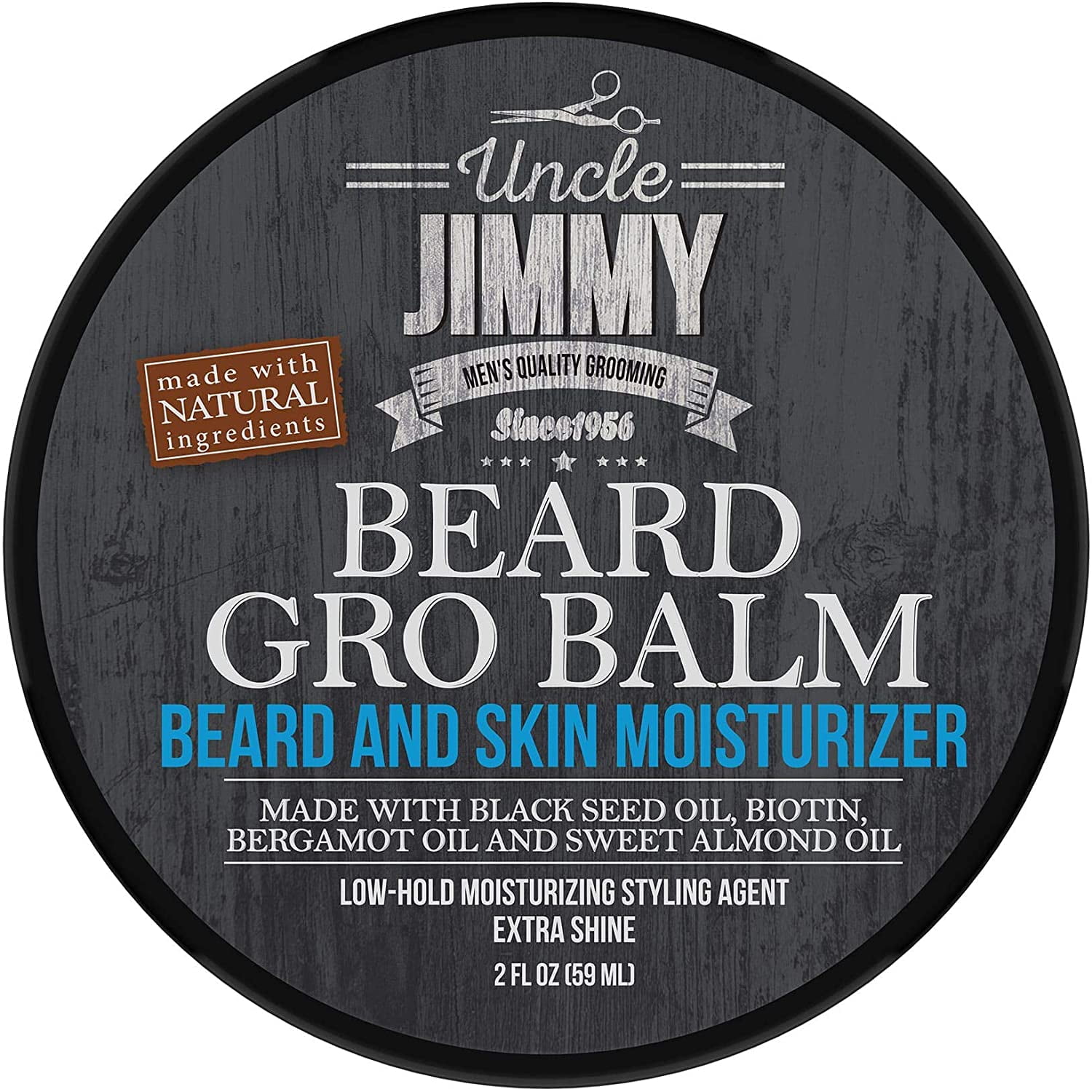 Uncle Jimmy Products Beard Gro Balm, 2 oz, 3 Pack - Walmart.com