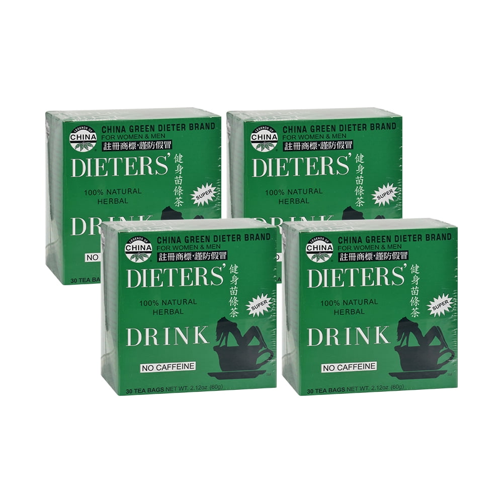 Uncle Lee Tea China Green Tea Extra Strength 30 Count ( 4 Pack ...