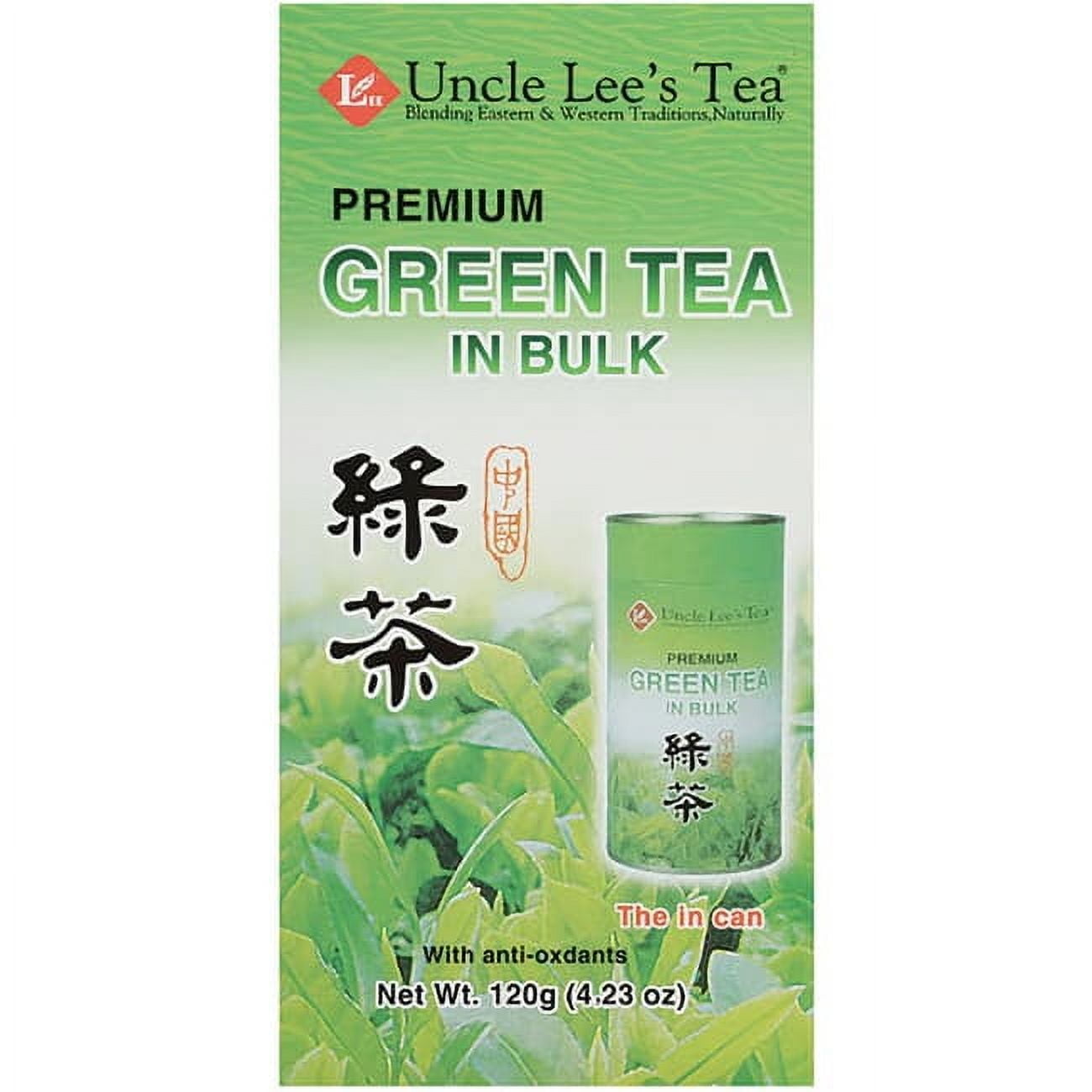Uncle Lees Tea - Green - Premium - In Bulk - Loose - 4.23 oz - Case of ...