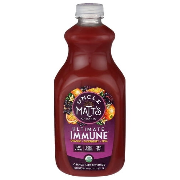 Uncle Matt's Organic Ultimate Immune Orange Juice 52 oz with Orange ...