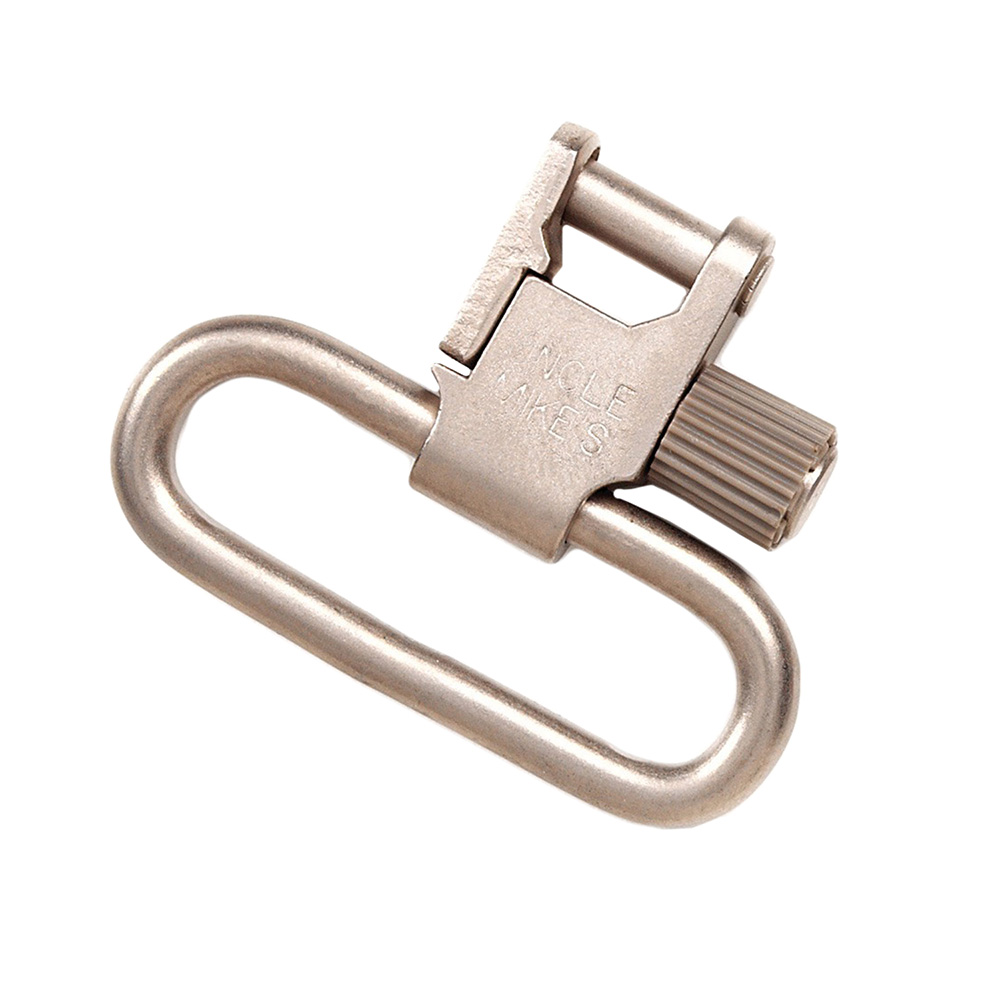 Uncle Mikes 1002-2 1" Quick Detach Nickel Sling Swivels - Walmart.com