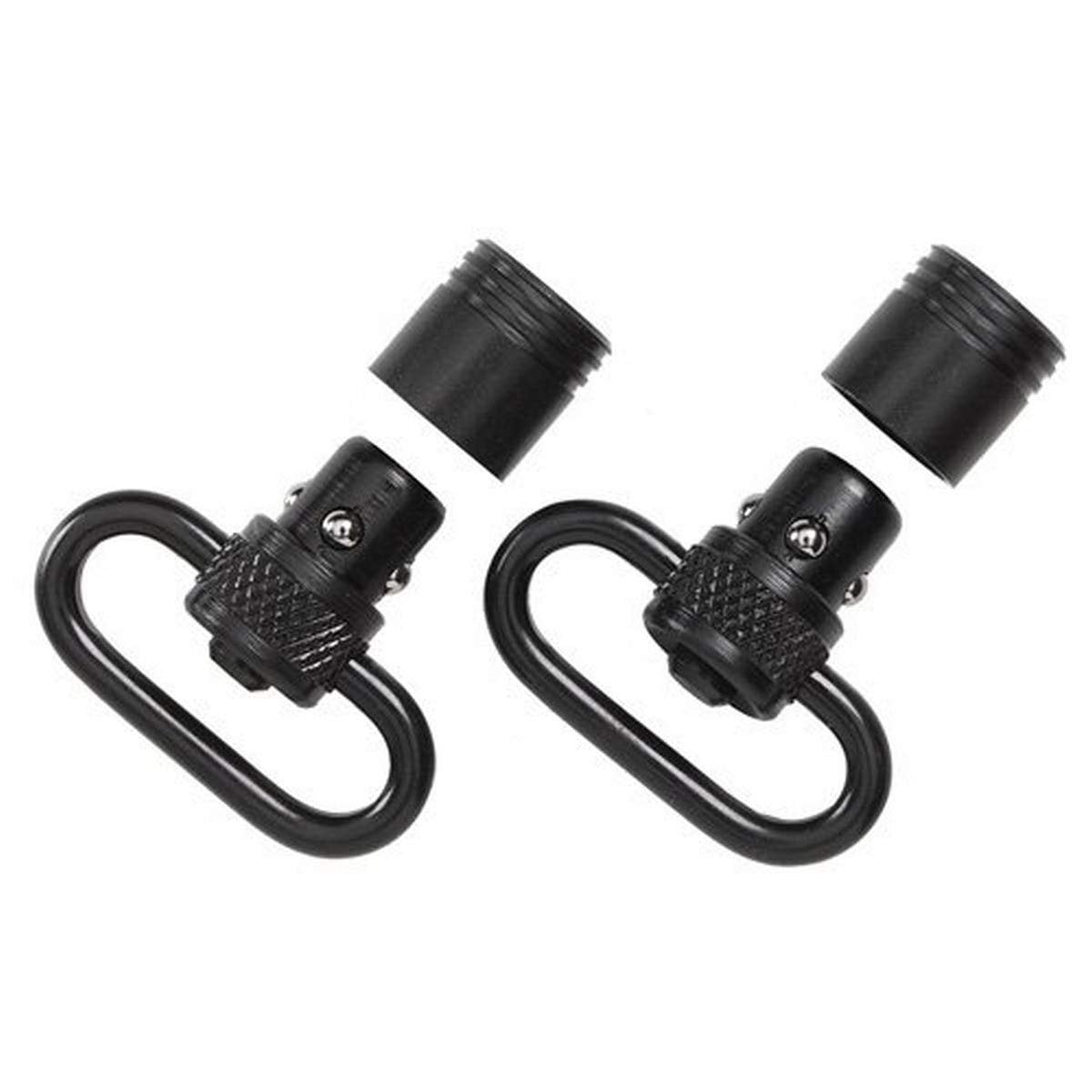 Uncle Mikes 1011-2 1" Quick Detach Push Button Sling Swivels - Walmart.com