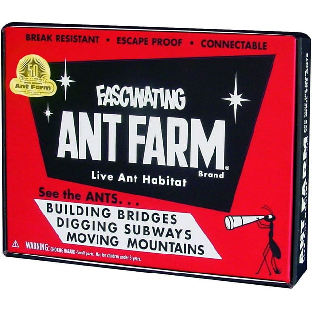 Uncle Milton Ant Farm Live Ant Habitat, Vintage - Walmart.com