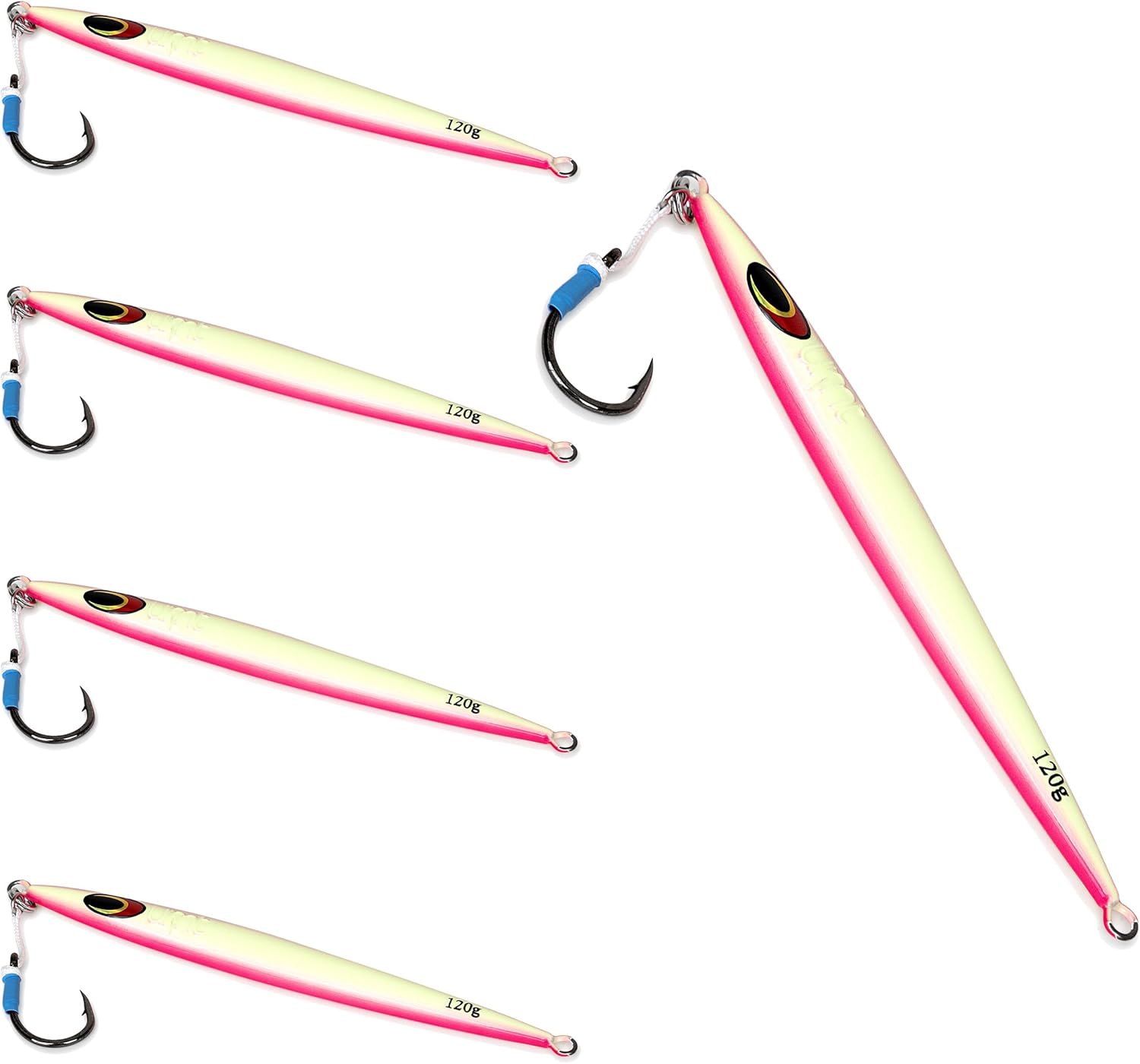 Uncle Mo's Tackle - 120g Offshore Jigs - Tuna, Mahi-Mahi, Grouper ...