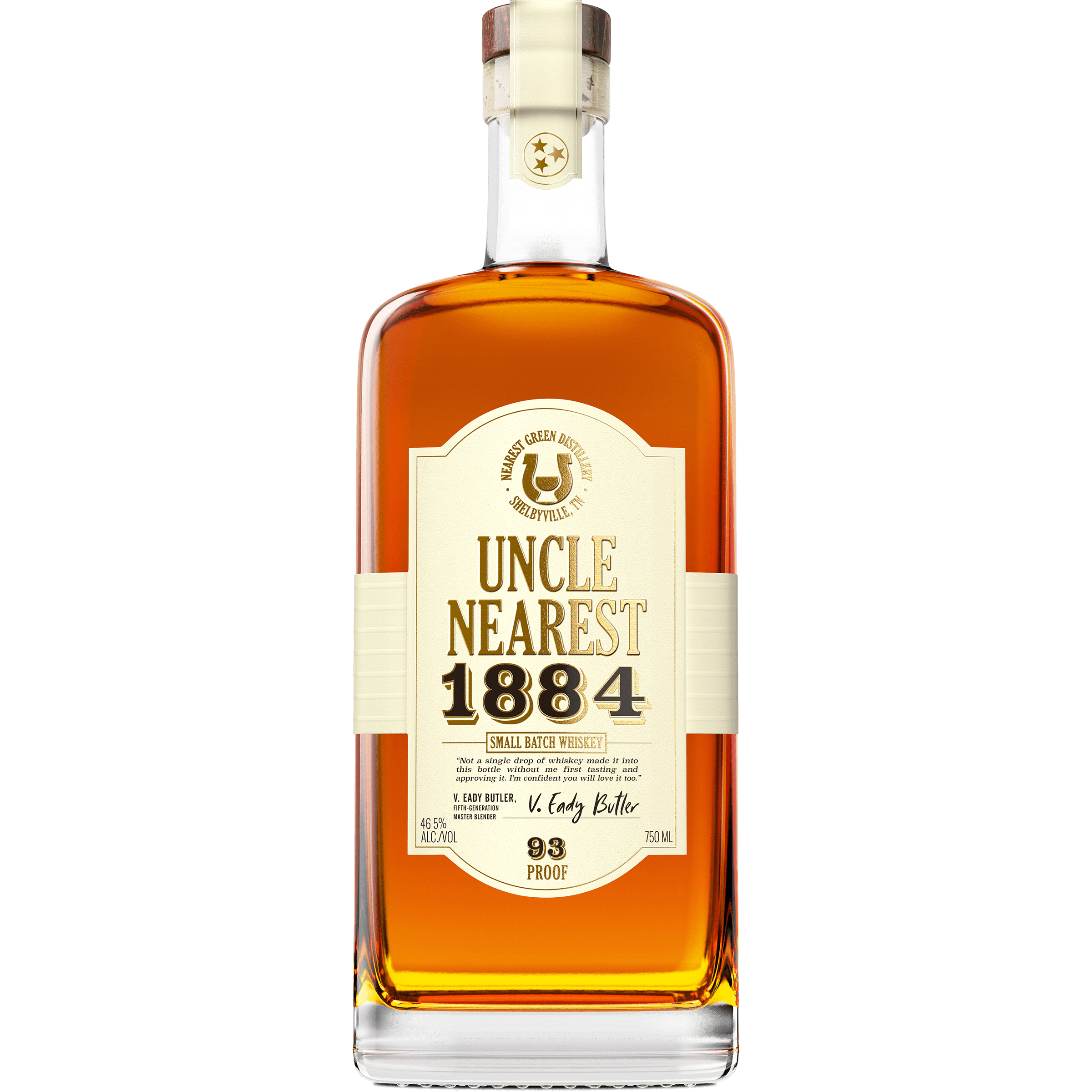 Uncle Nearest 1884 Small Batch Whiskey, 750 ml Glass Bottle, ABV 46.5% ...