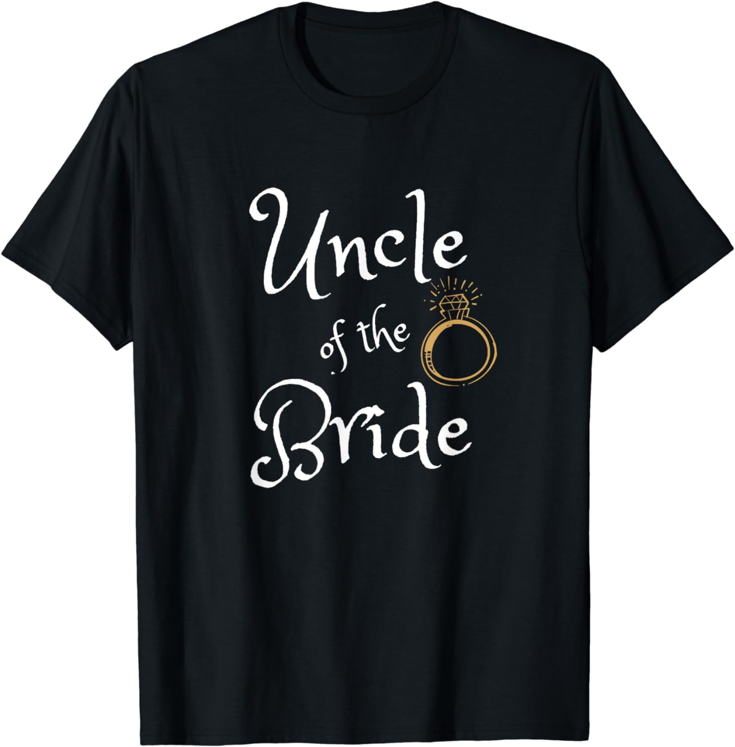 Uncle Of The Bride Funny Wedding Party Dinner Rehearsal T-Shirt ...