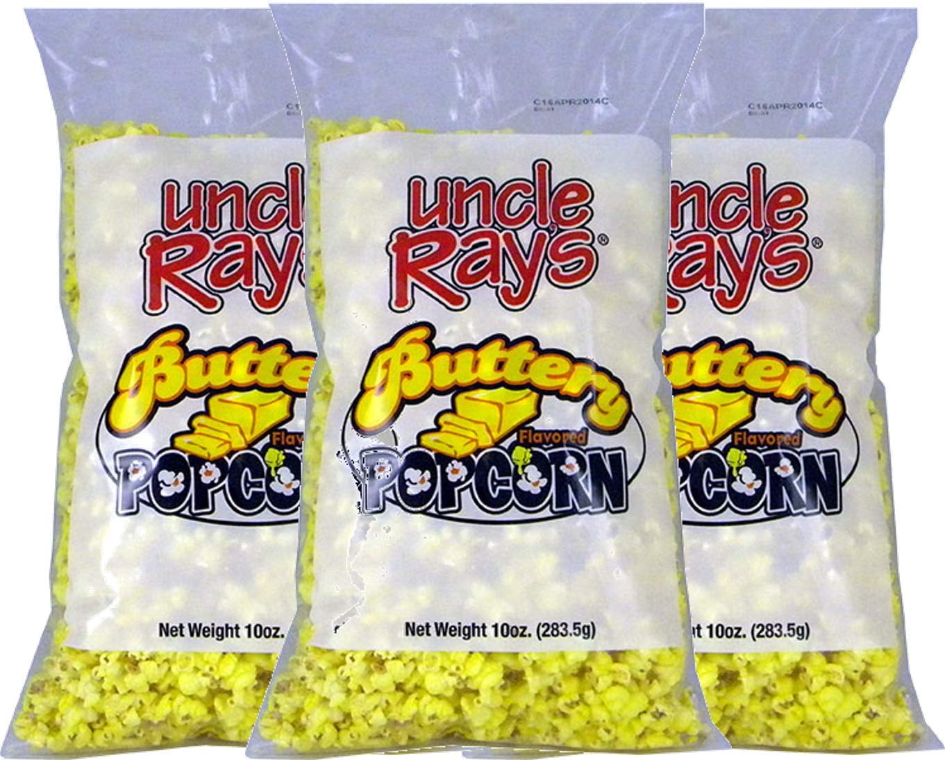 Uncle Ray's Buttery Flavored Popcorn, 3-Pack 10.5 oz. Sharing Size Bags ...