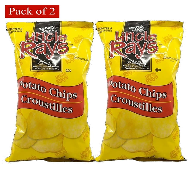 Uncle Ray's Chips Regular 130g (Pack of 2) - Walmart.com