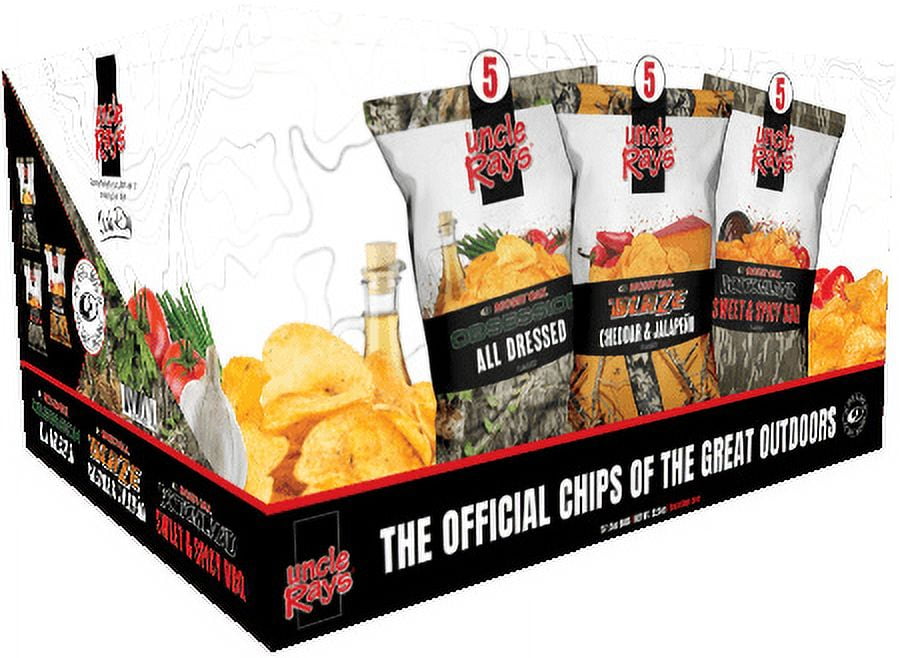 Uncle Ray's Multi-Pack Chips, Mossy Oak, 1.5 oz (Pack of 15) - Walmart.com